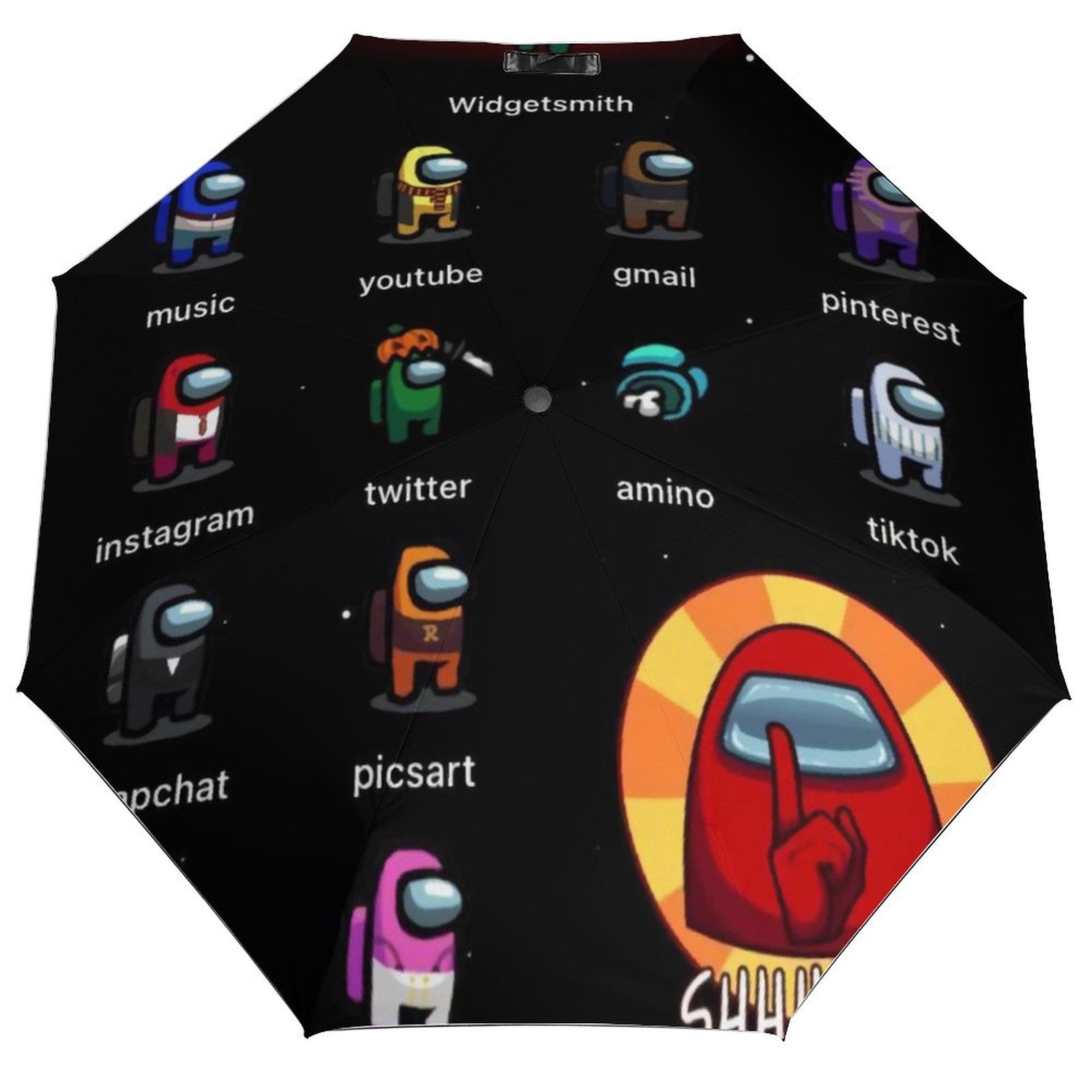 Among Us Impostor Umbrella,Mini Travel Umbrella,Small Compact Portable ...