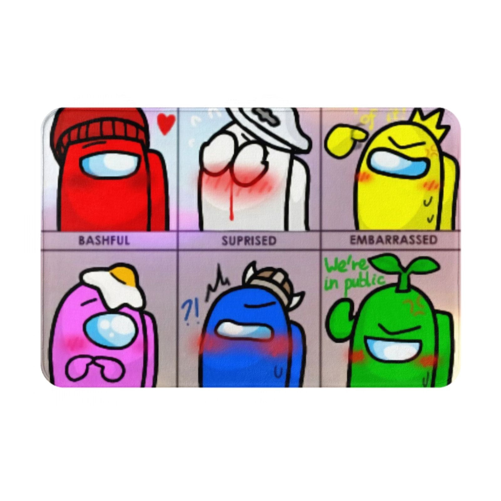 Among Us Impostors Door Mat,Christmas Outdoor Front Door Decor Mat ...