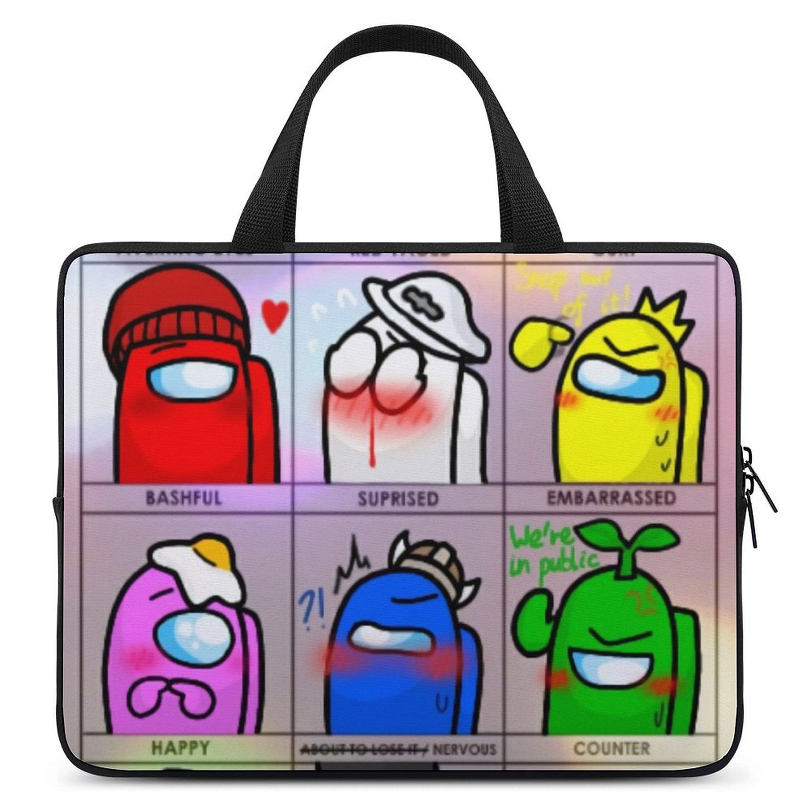 Among Us Impostors Laptop Bag,Laptop Tote Bag for Women Men 13 Inch ...