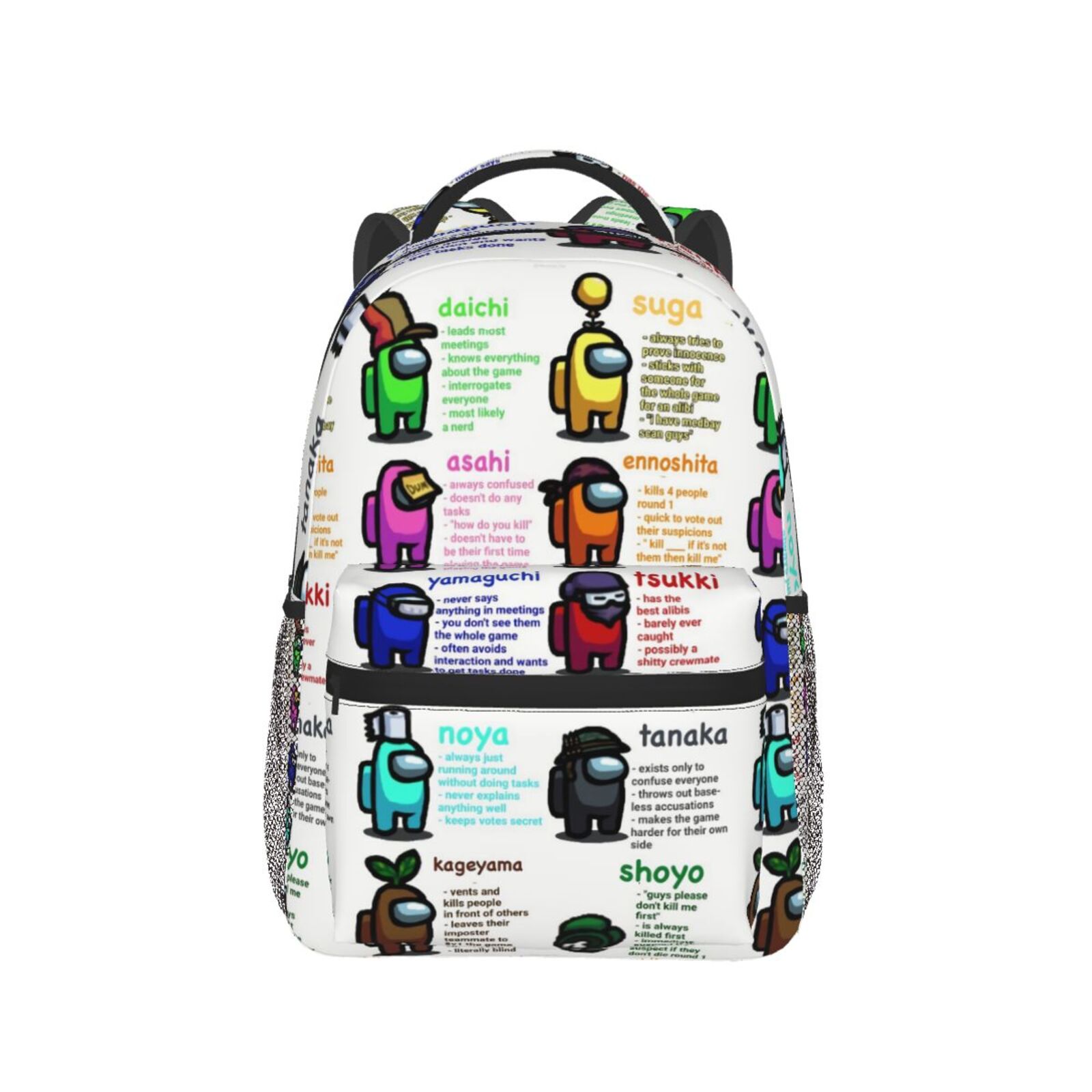 Among Us Introduction Backpack 15.7 Inch,Travel Backpack Lightweight ...
