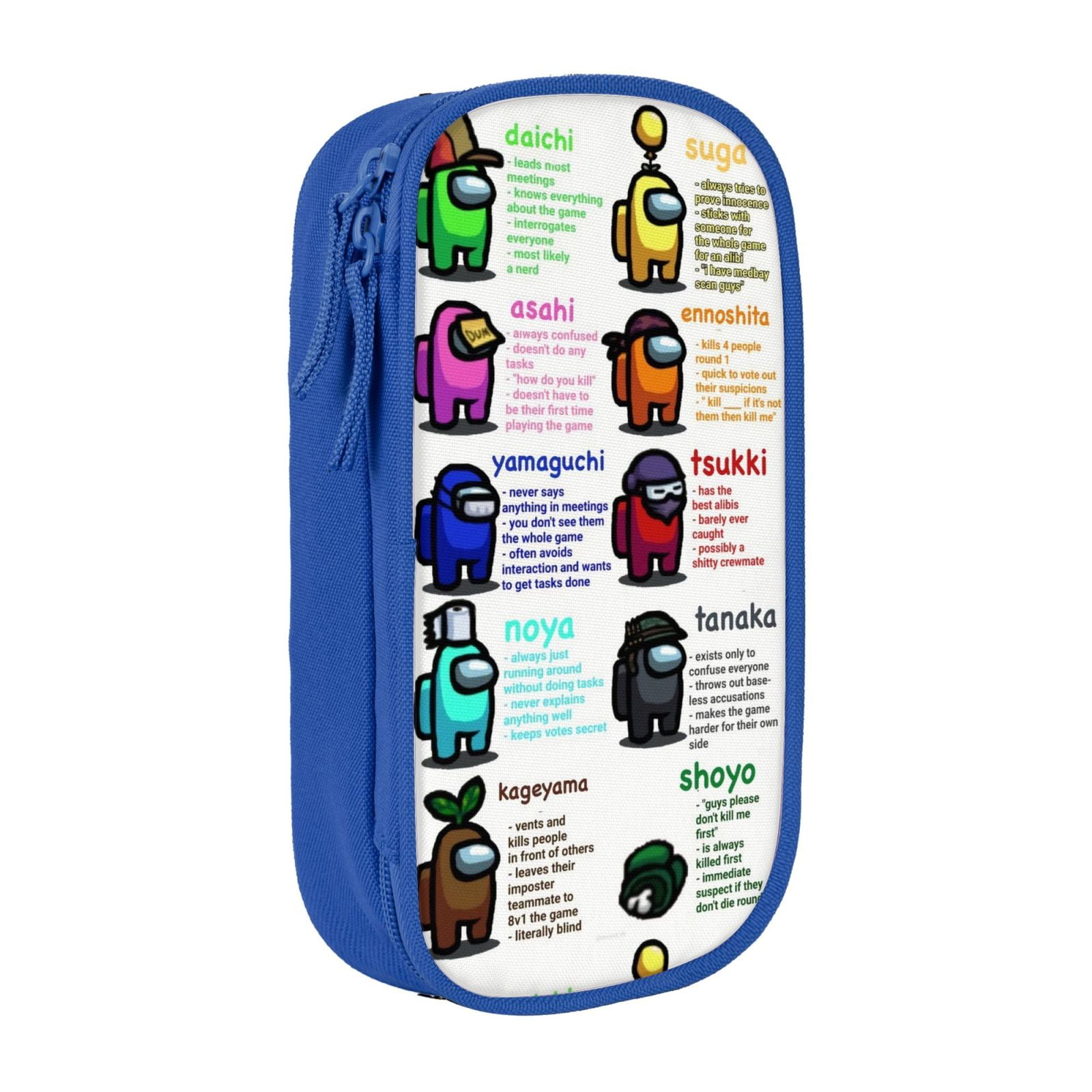Among Us Introduction Pencil Case,Pencil Pouch,Big Pencil Bag Pouch Box ...