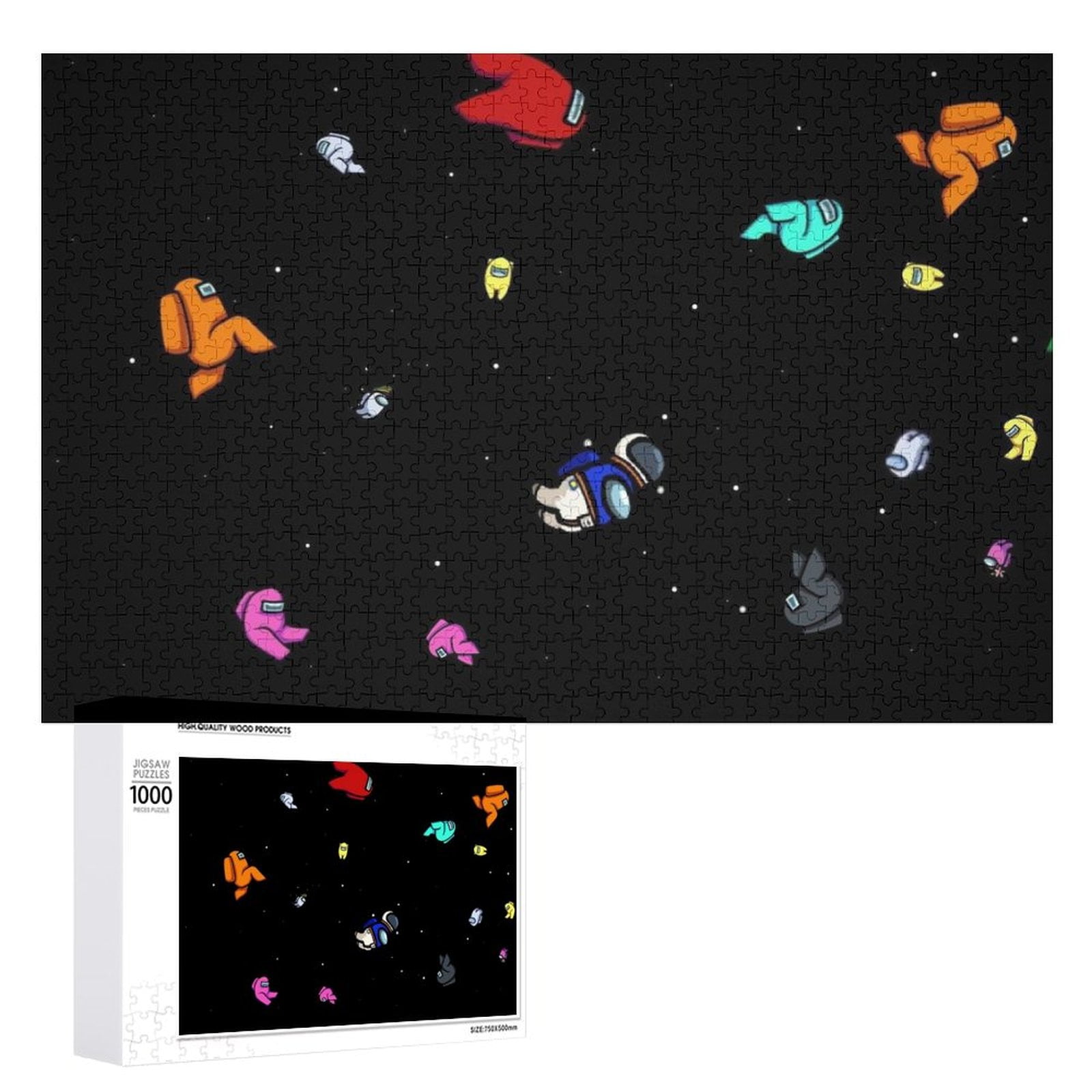 Among Us Jigsaw Puzzles 1000 Pieces Cartoons Puzzle Cartoon Painting ...