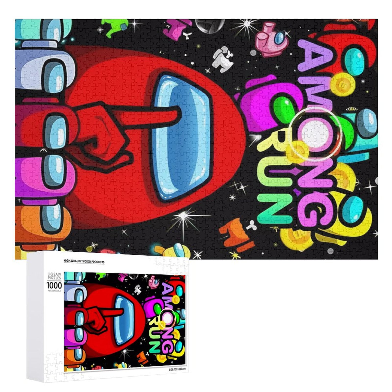 Among Us Jigsaw Puzzles Home Decors Family Challenge Toy developmental game - Walmart.com