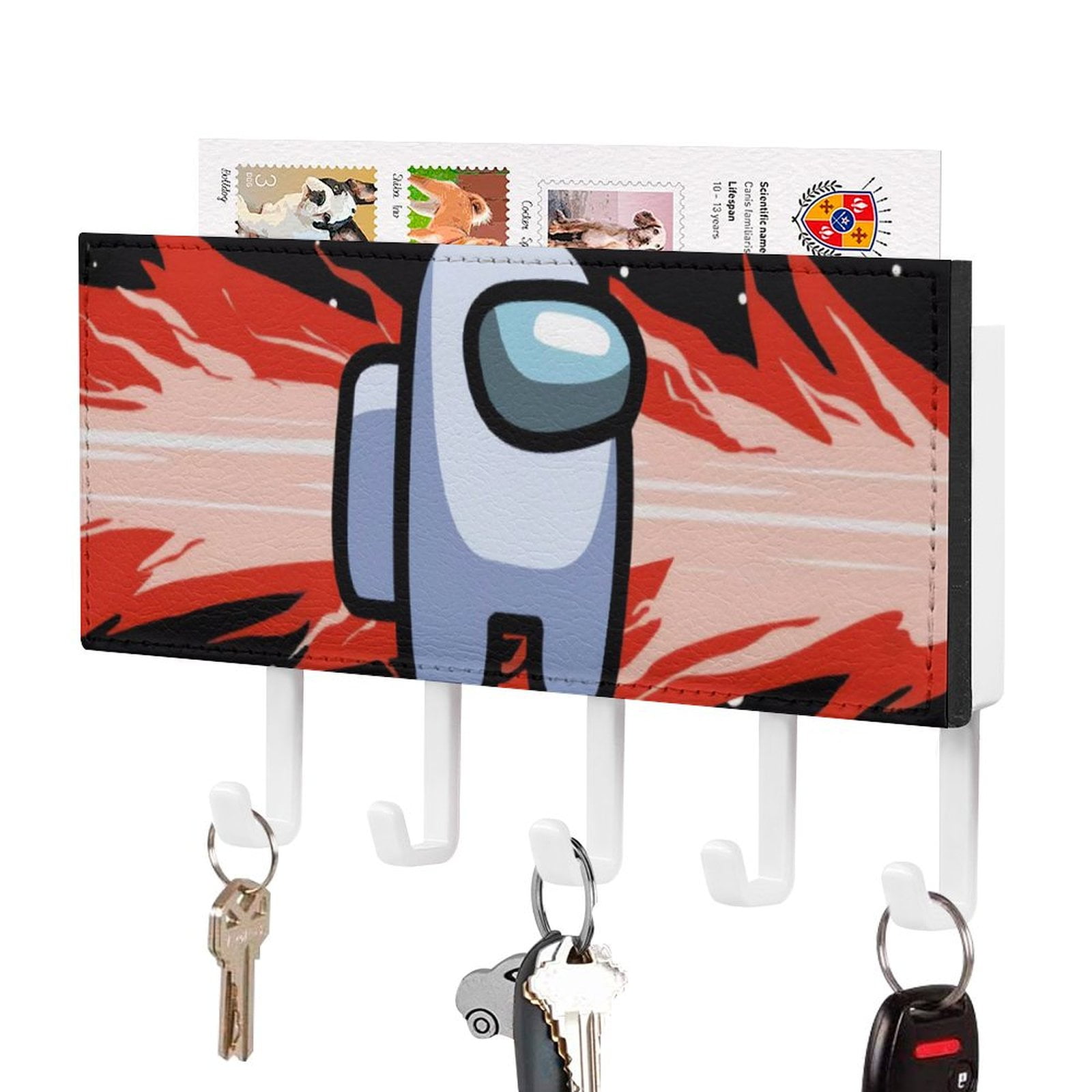 Among Us Key Holder for Wall: Easy Installation Mail Organizer Wall ...