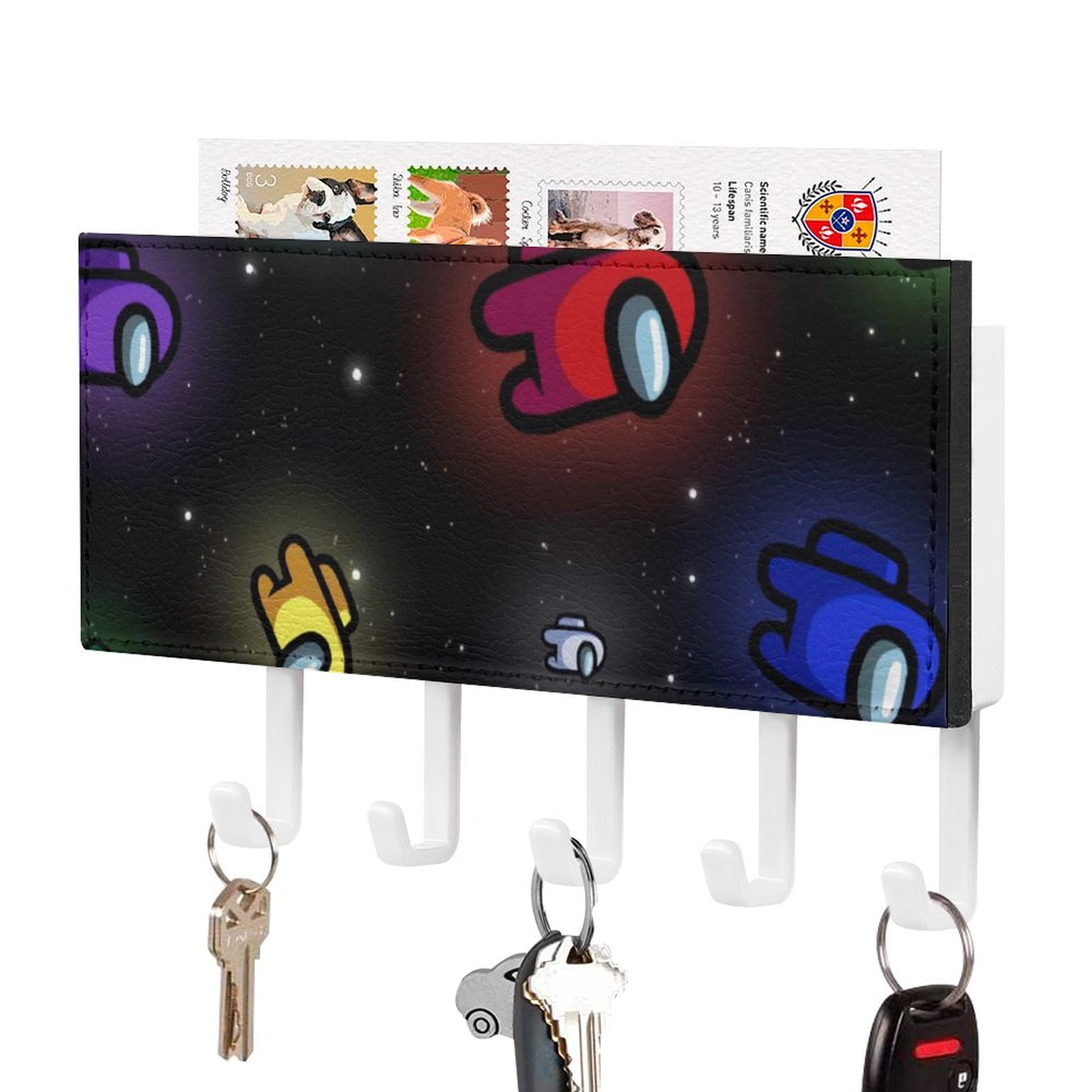 Among Us Key Holder for Wall: Easy Installation Mail Organizer Wall ...