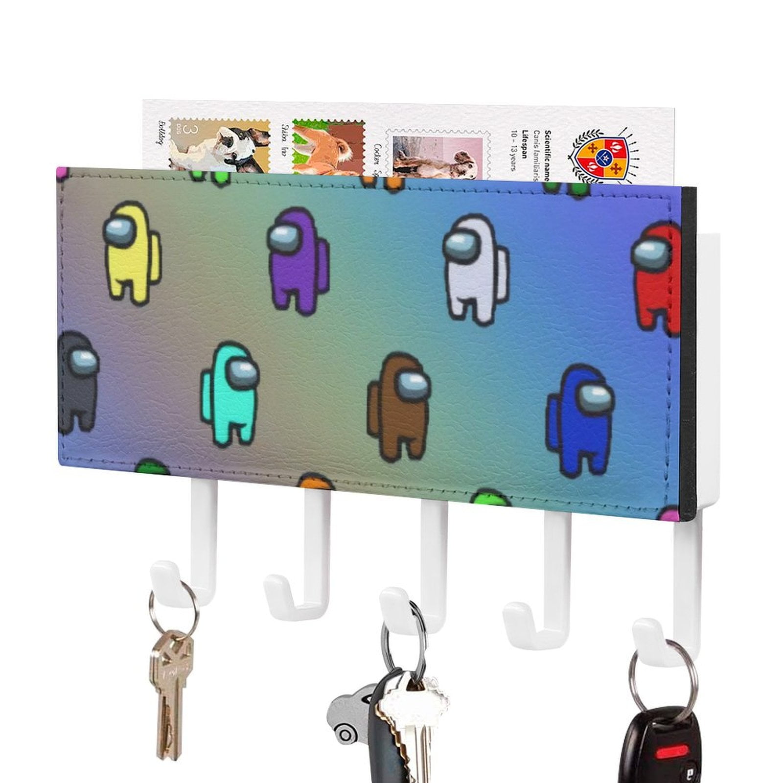 Among Us Key Holder for Wall: Easy Installation Mail Organizer Wall ...