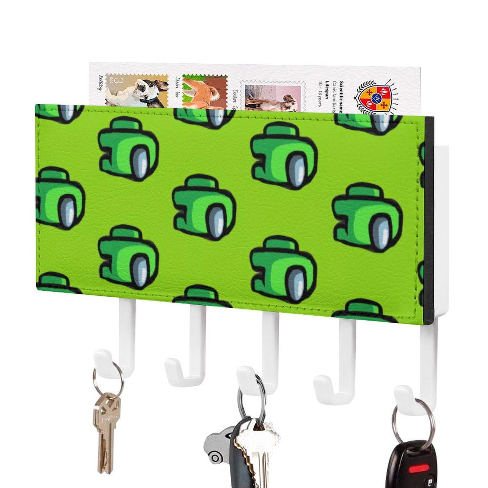 Among Us Key Holder for Wall: Easy Installation Mail Organizer Wall ...