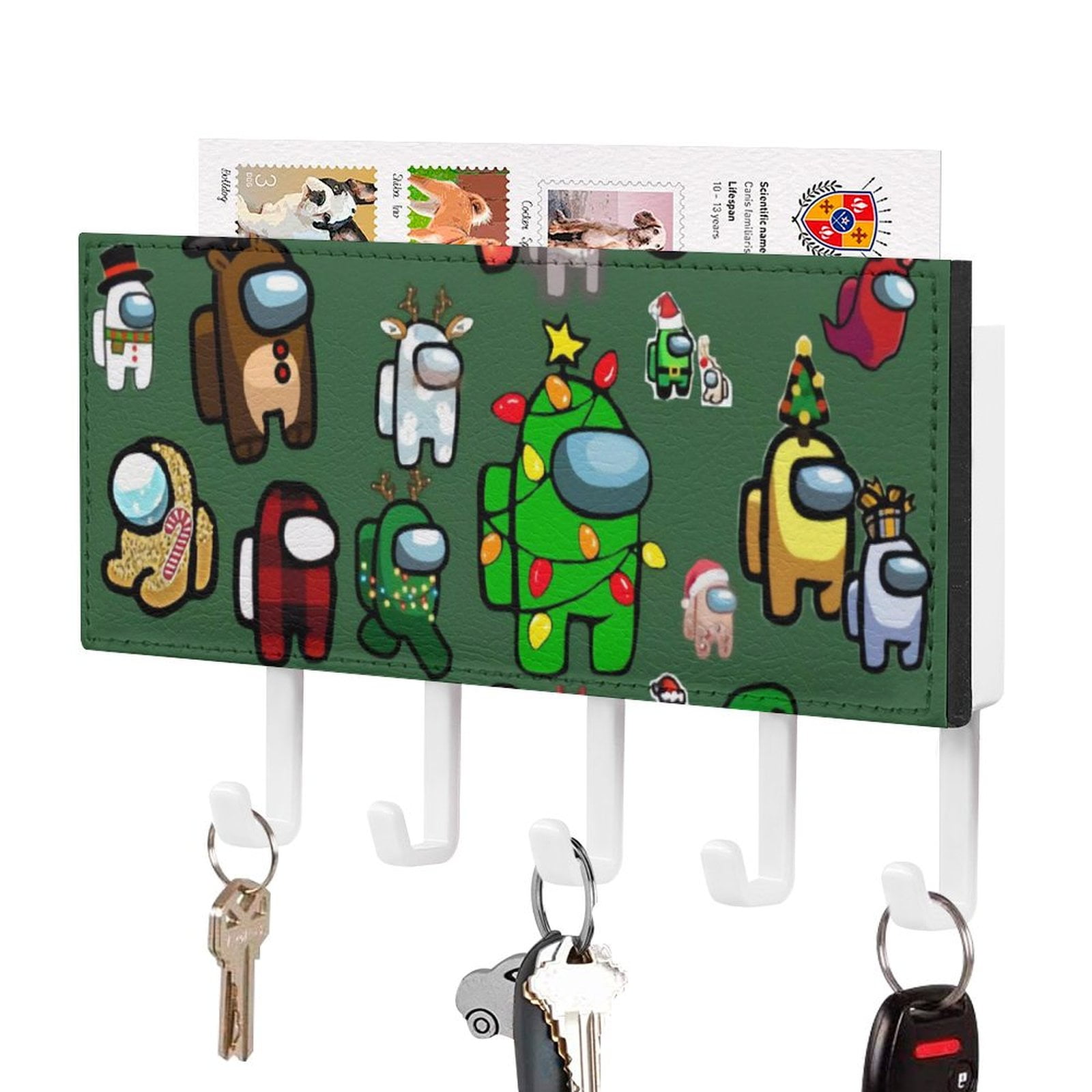 Among Us Key Holder for Wall: Easy Installation Mail Organizer Wall ...