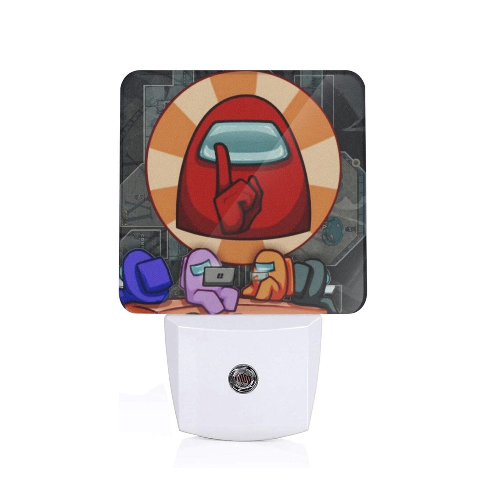 Among-Us LED Night Light Plug into Wall with Dusk to Dawn Light Sensor ...