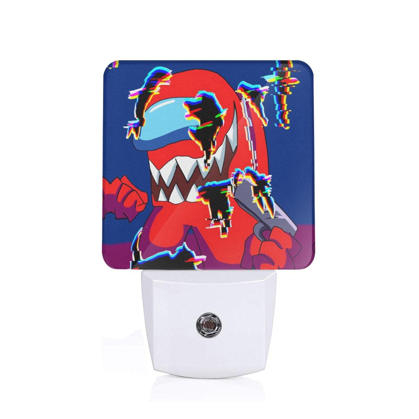 Among-Us LED Night Light Plug into Wall with Dusk to Dawn Light Sensor ...