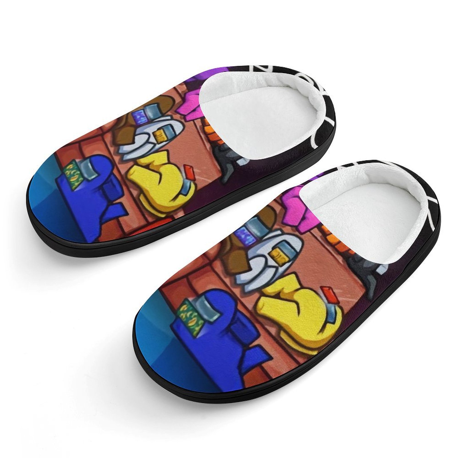 Among Us Loading3 Slippers for Kids Girls Boys,Soft Plush Cute Slippers ...