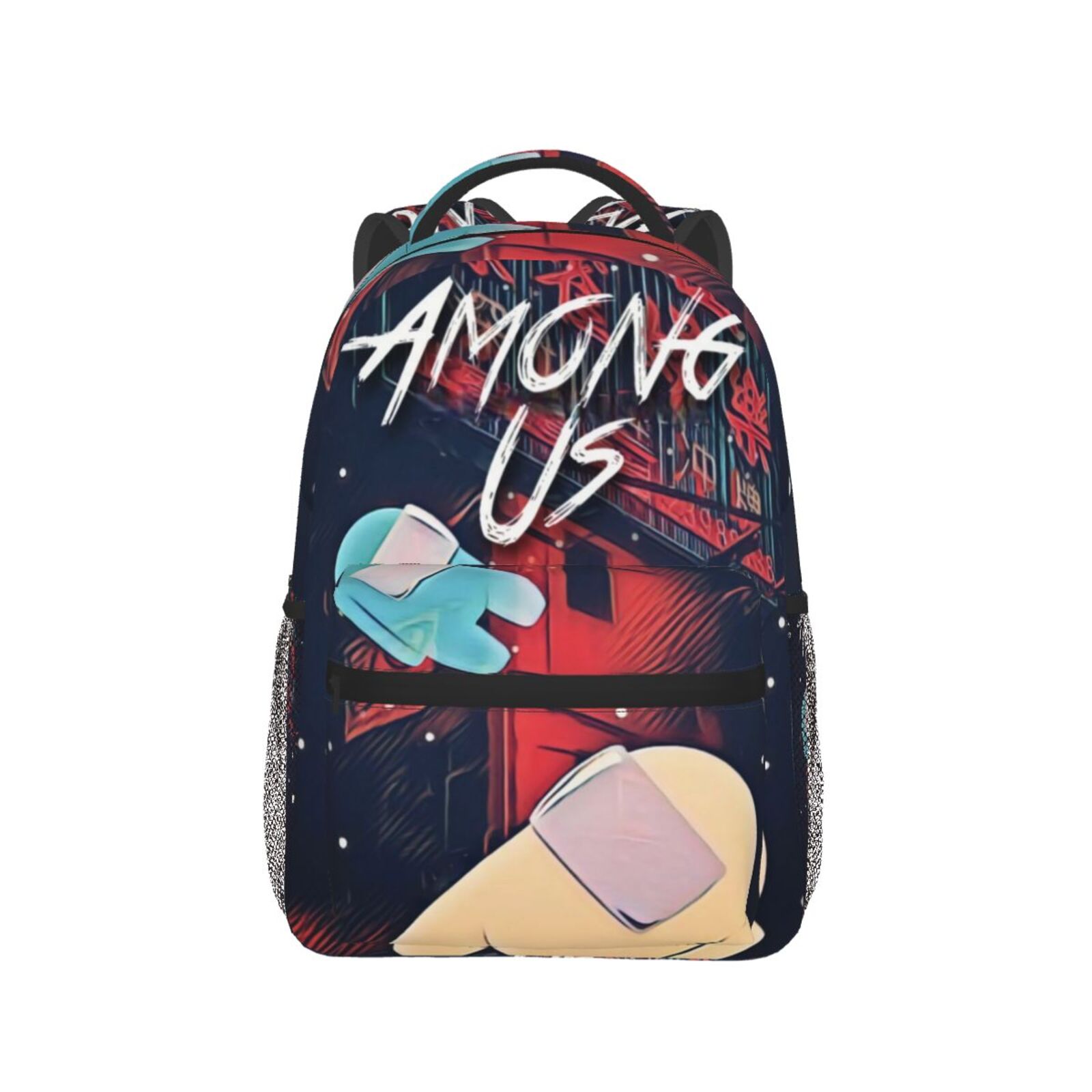 Among Us Lock Backpack,Polyester Travel Backpack for Women Men Durable ...
