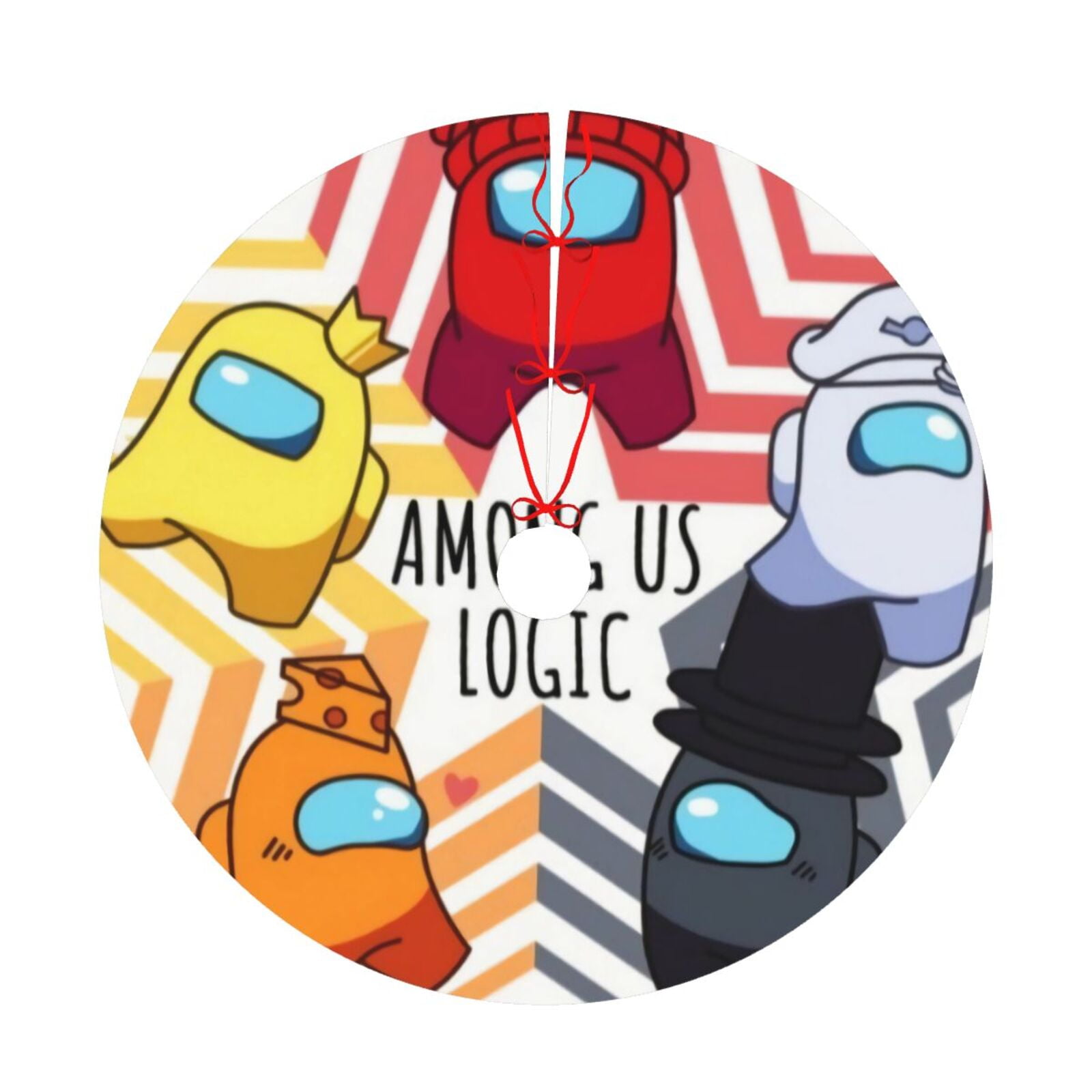 Among Us Logic Imposter Crewmate Christmas Tree Skirt 36 Inch,Soft and ...
