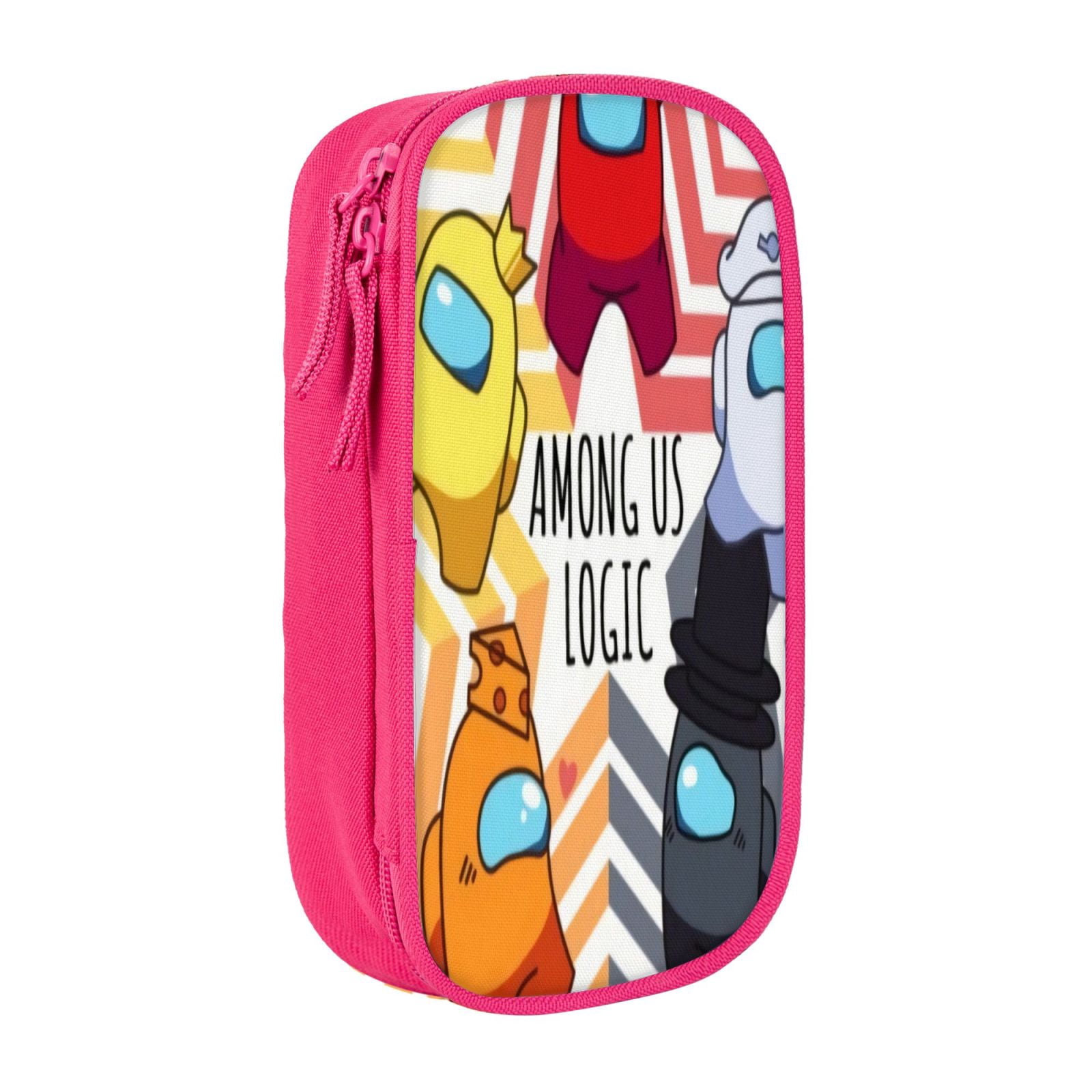 Among Us Logic Imposter Crewmate Pencil Case,Pencil Pouch,Big Pencil ...