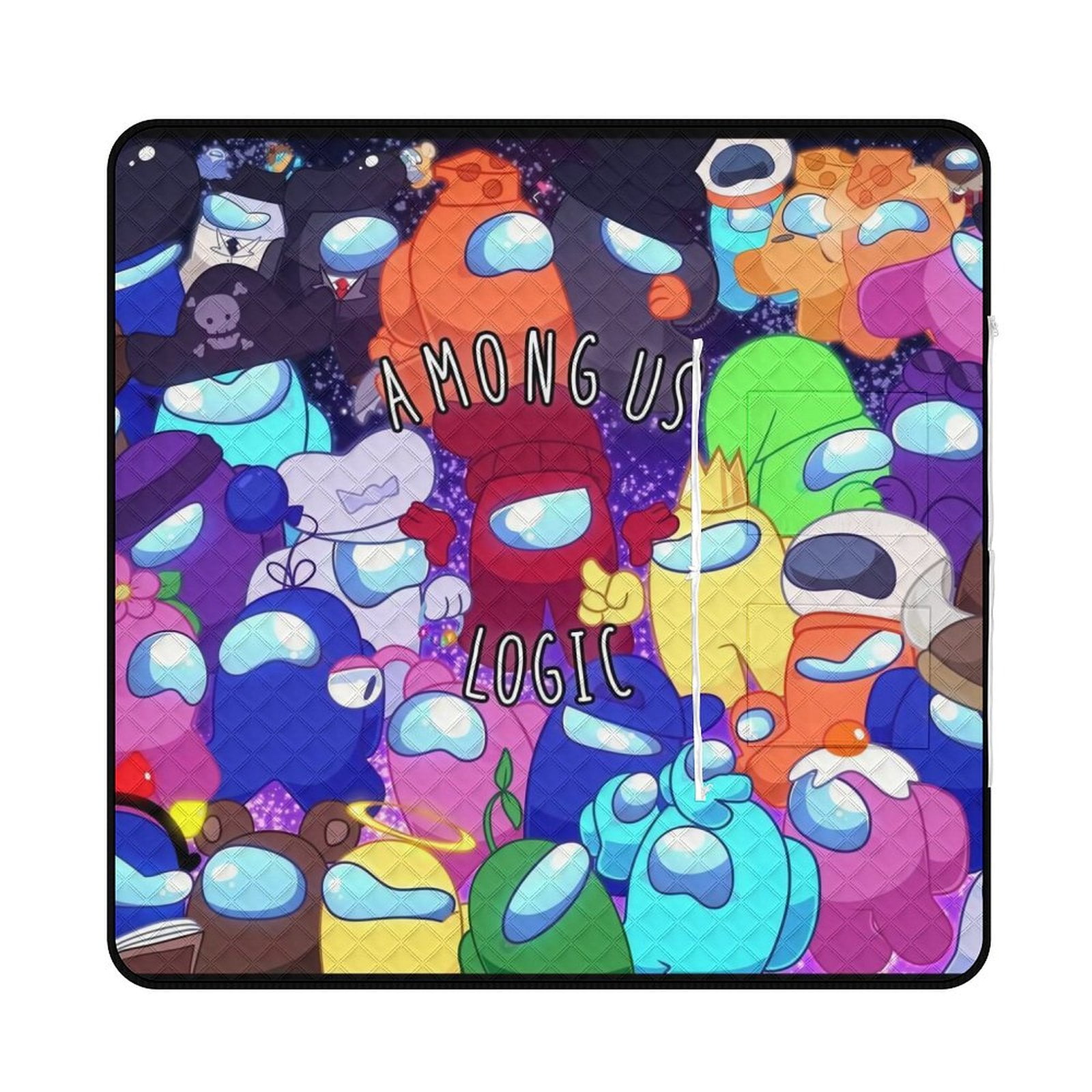 Among Us Logic Picnic Blankets 59"x59" Extra Large Outdoor Blanket ...