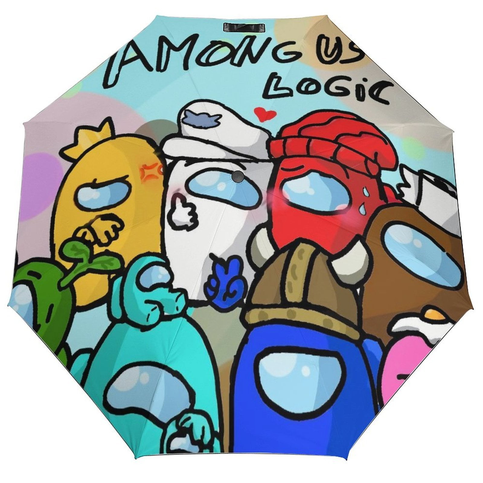 Among Us Logico Inverted Umbrella,Large Windproof Umbrellas for Rain ...