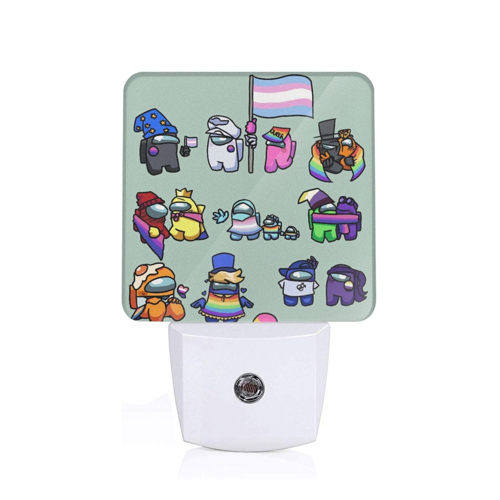 Among-Us Logico Night Lights Plug Into Wall [1 Pack],Color Changing ...