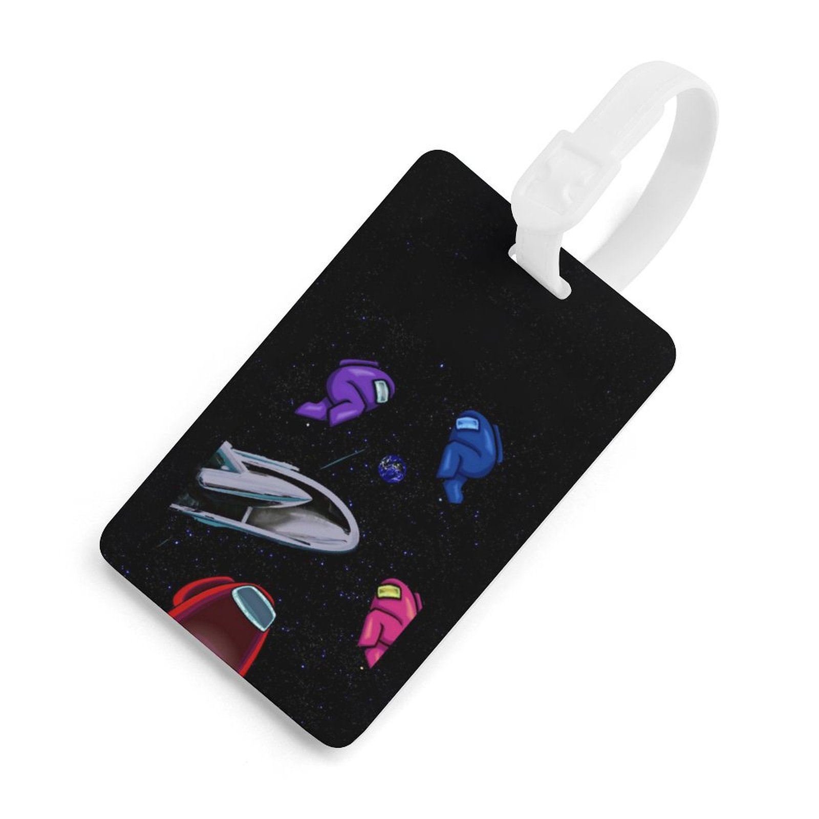 Among Us Luggage Tag for Suitcases Bag Baggage Travel Tags Identifiers ...