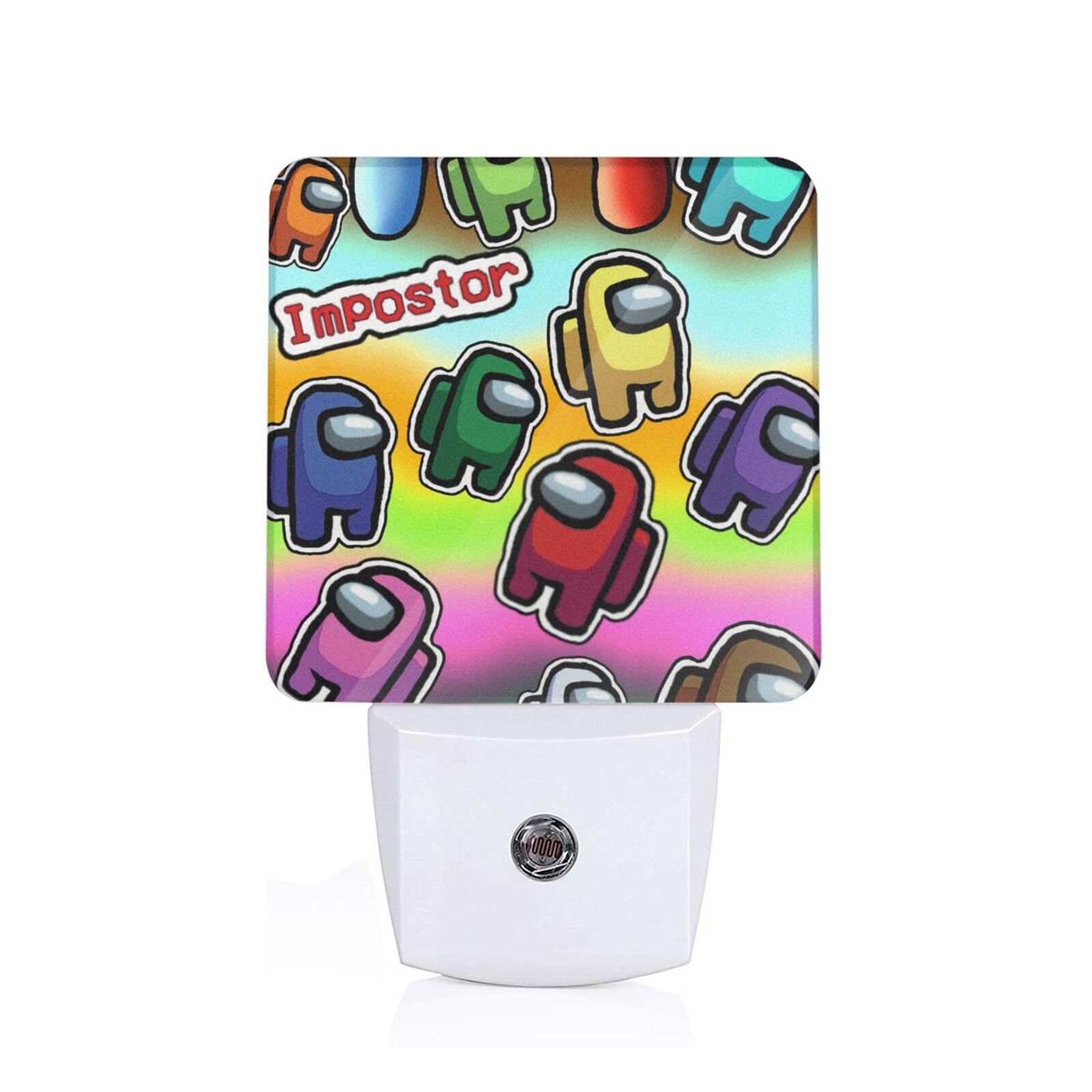 Among-Us Night Light,Plug-in LED Night Light Lamp with Dusk to Dawn ...