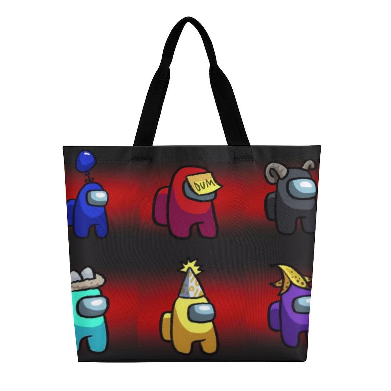 Among Us One Shoulder Shopping Bag Tote Bags Large Shopping Grocery ...