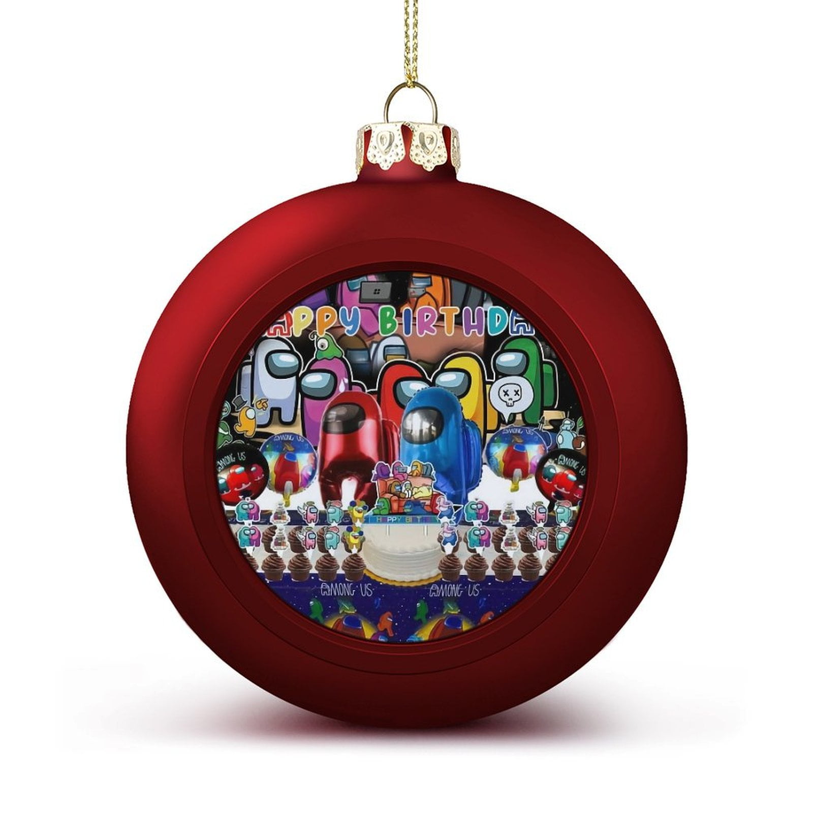 Among Us Party Birthday Cake Christmas Tree Decorations,Christmas ...