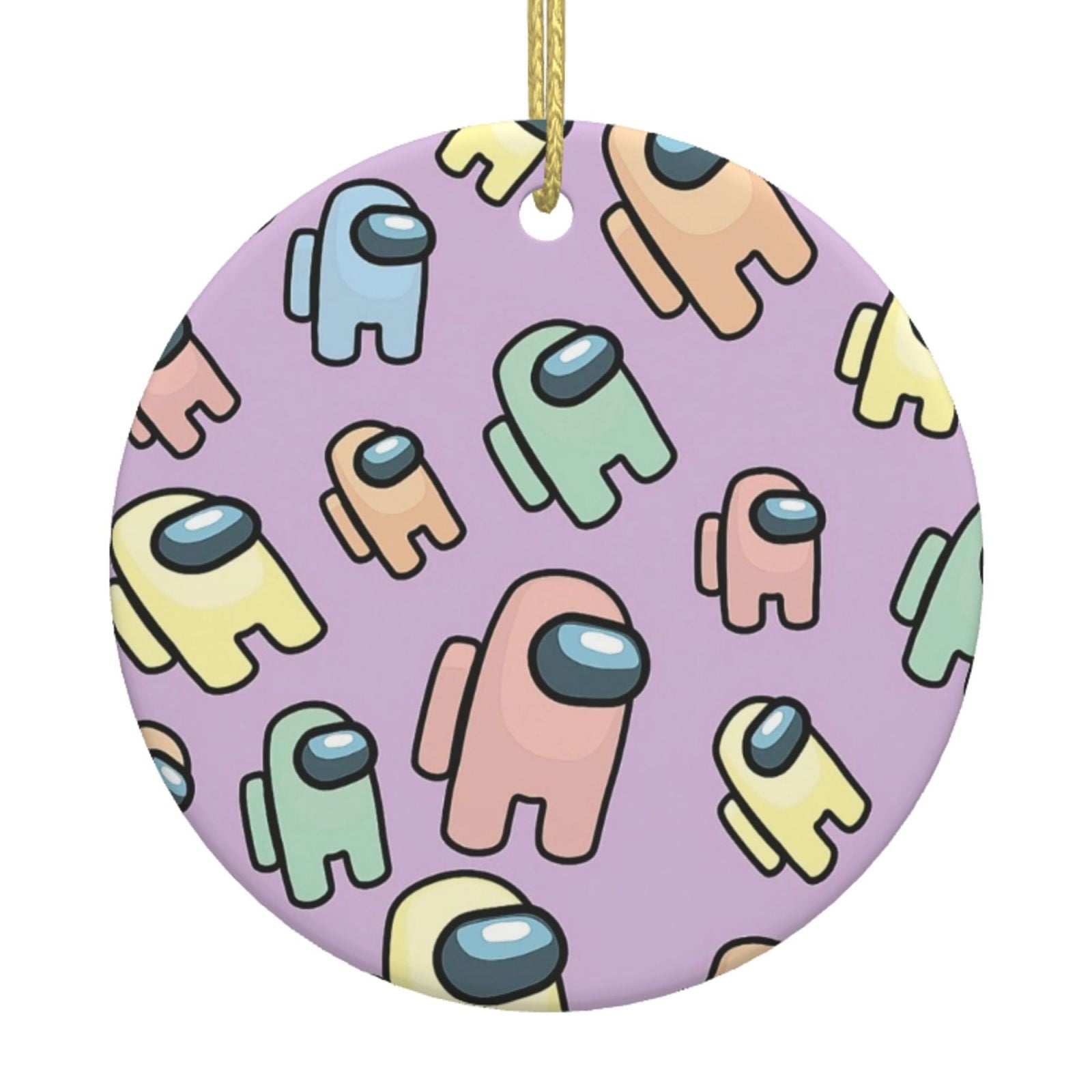 Among Us Pastel Christmas Ornament 2026,Ornaments for Christmas Tree ...