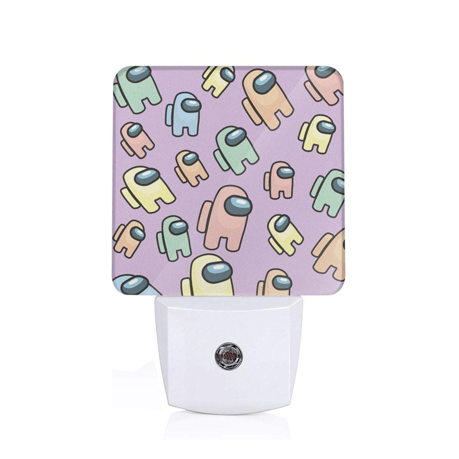 Among-Us Pastel LED Night Lights Plug Into Wall,1 Pack Plug in Night ...