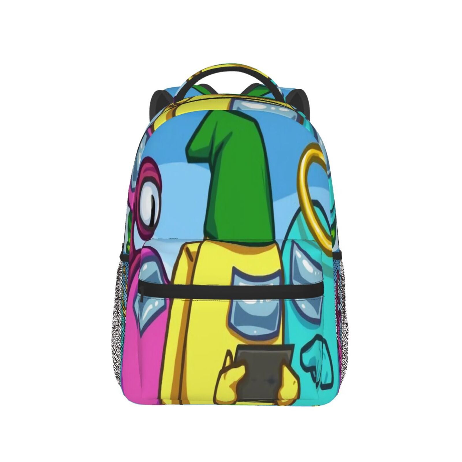 Among Us Play Games Backpack,Fabric & PVC Backpack with Reinforced ...