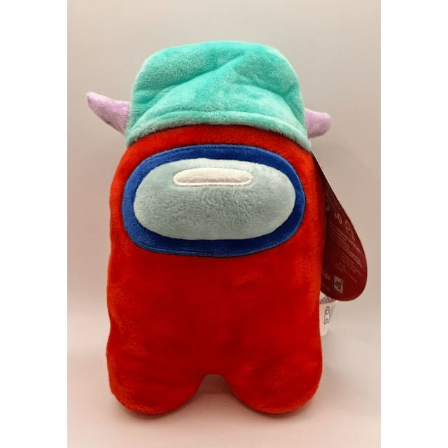 Among Us Plushie Red Crewmate with Elf Hat Stuffed Toy - Walmart.com