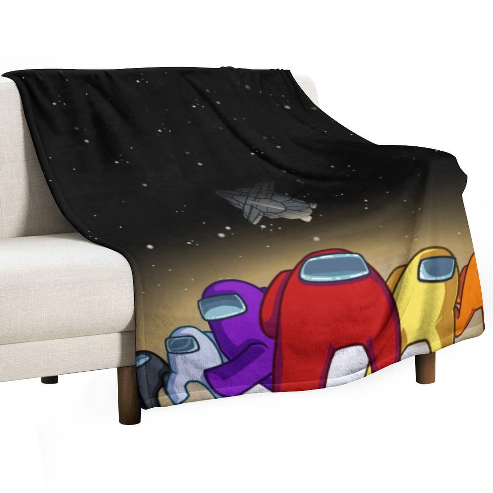 Among_Us Plush Throw Blanket - Measures 30"x40" - Kids Super Soft ...