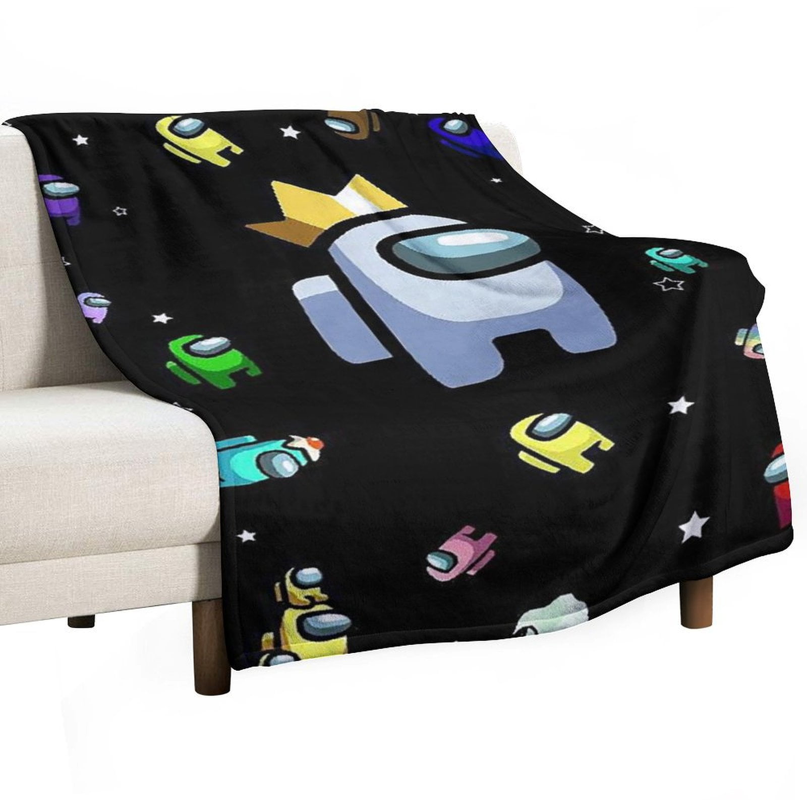 Among_Us Plush Throw Blanket - Measures 30"x50" - Kids Super Soft ...
