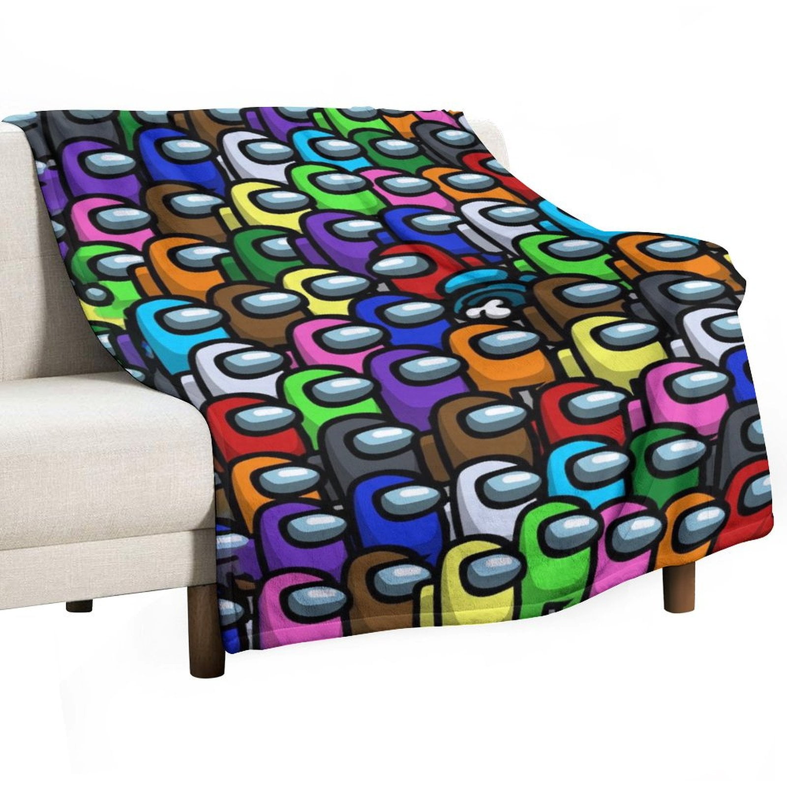Among_Us Plush Throw Blanket - Measures 40"x60" - Kids Super Soft ...
