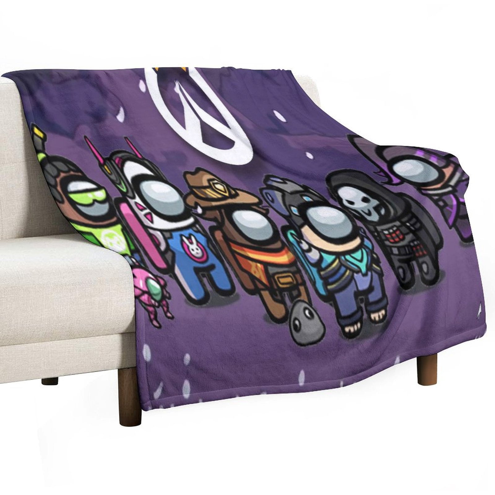 Among_Us Plush Throw Blanket - Measures 50"x70" - Kids Super Soft ...