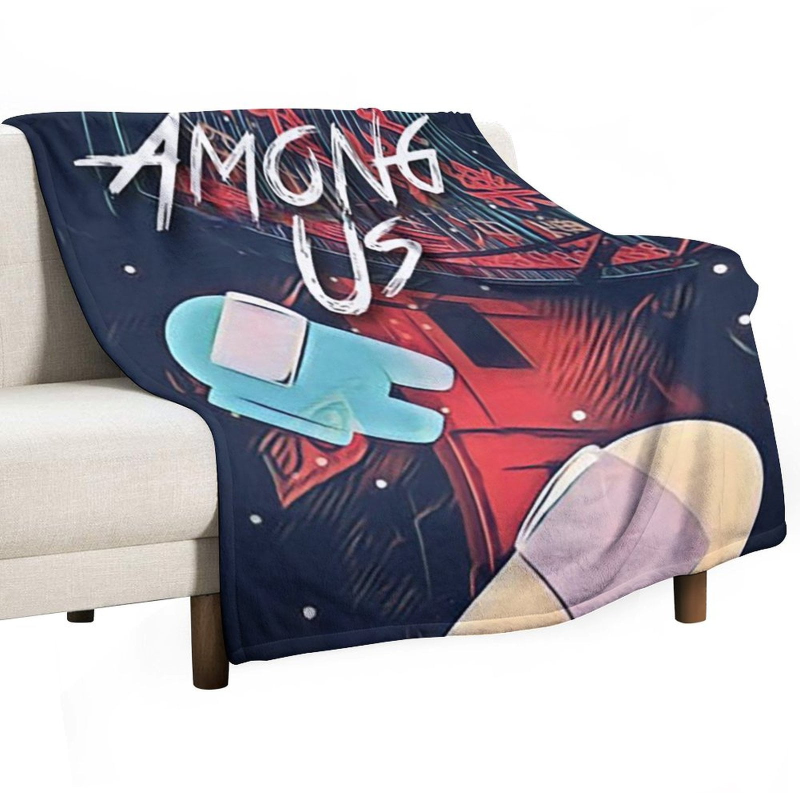 Among_Us Plush Throw Blanket - Measures 70"x80" - Kids Super Soft ...