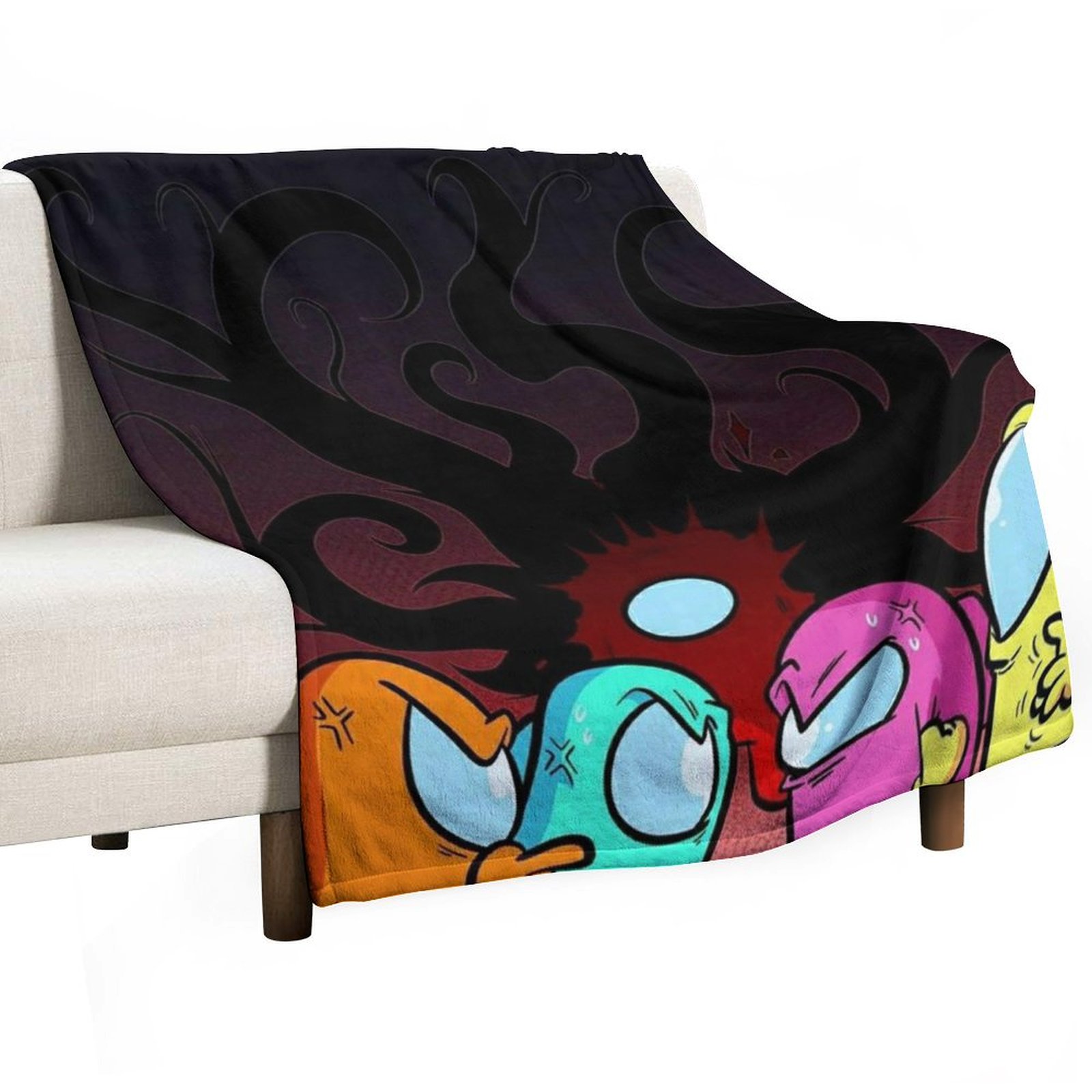 Among_Us Plush Throw Blanket - Measures 70"x80" - Kids Super Soft ...
