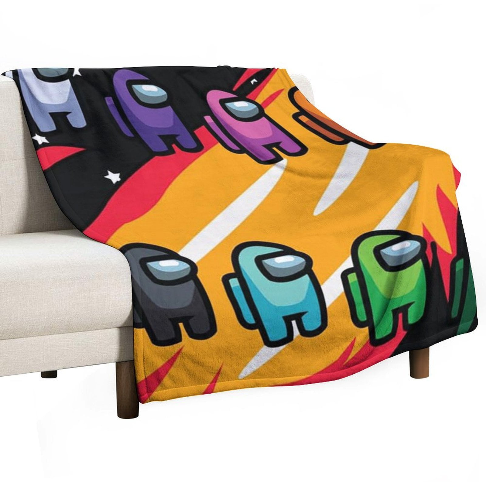 Among_Us Plush Throw Blanket - Measures 70"x80" - Kids Super Soft ...