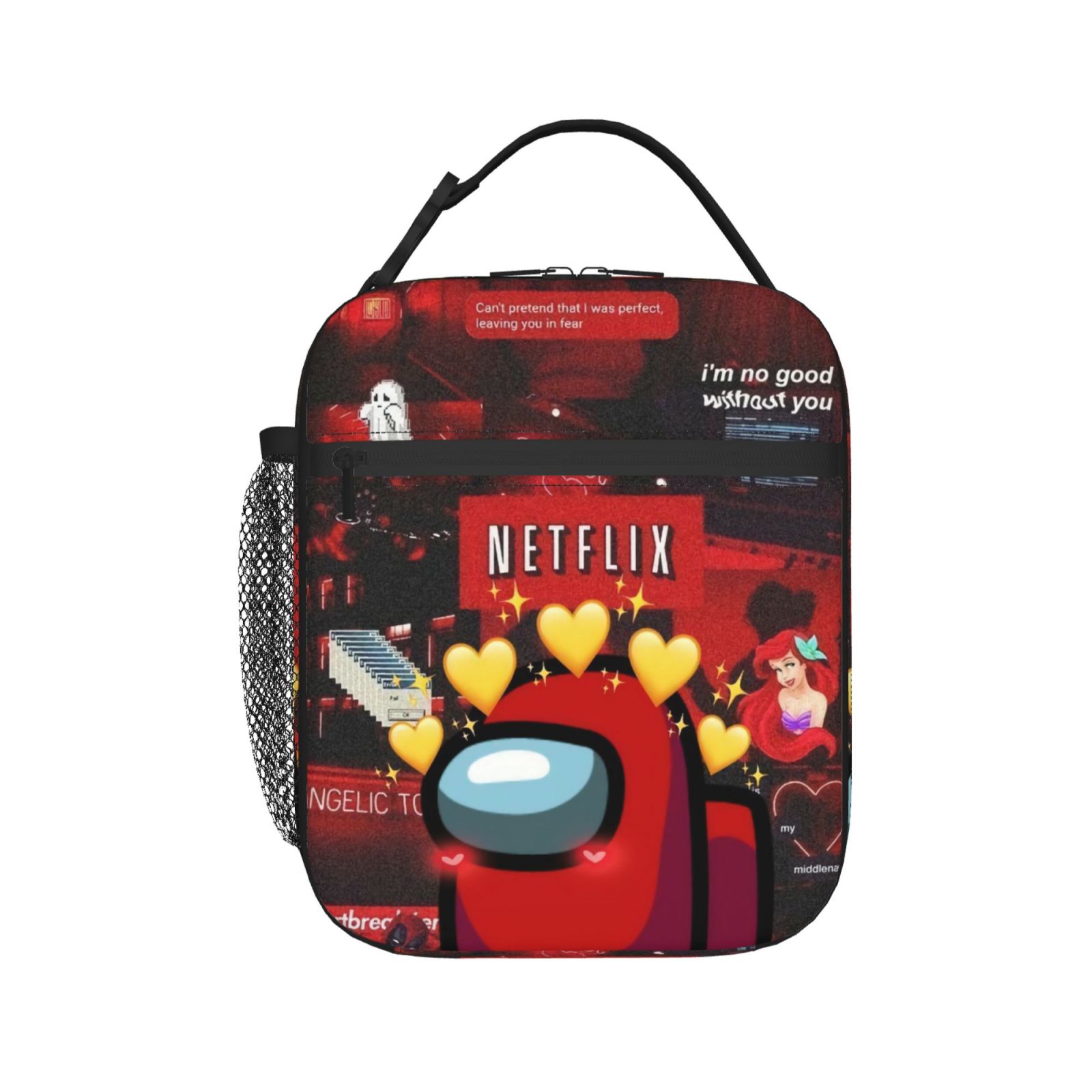 Among Us Red Lunch Box,Among Us Red Lunch Bag,Insulated Lunch Bag,Lunch ...
