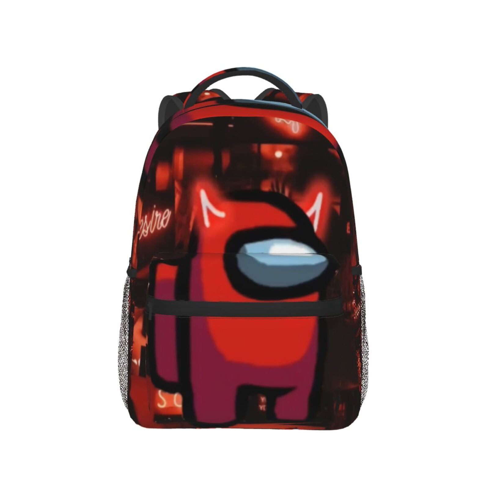Among Us Red Travel Backpack,Carry On Backpack Personal Item Travel Bag ...