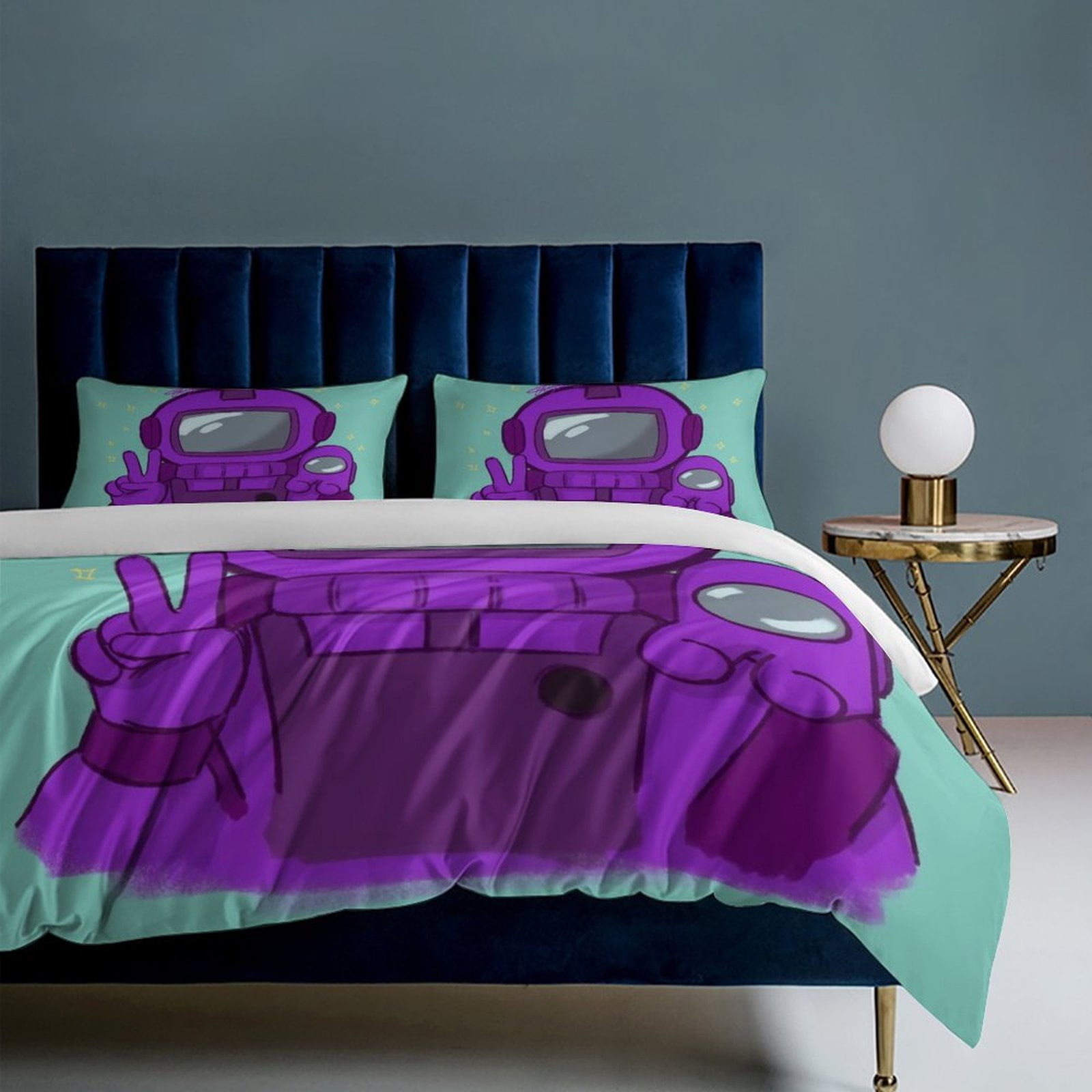 Among Us Serena Bed Sheet Set for Kids Boys Girls Bedding,Duvet Cover ...