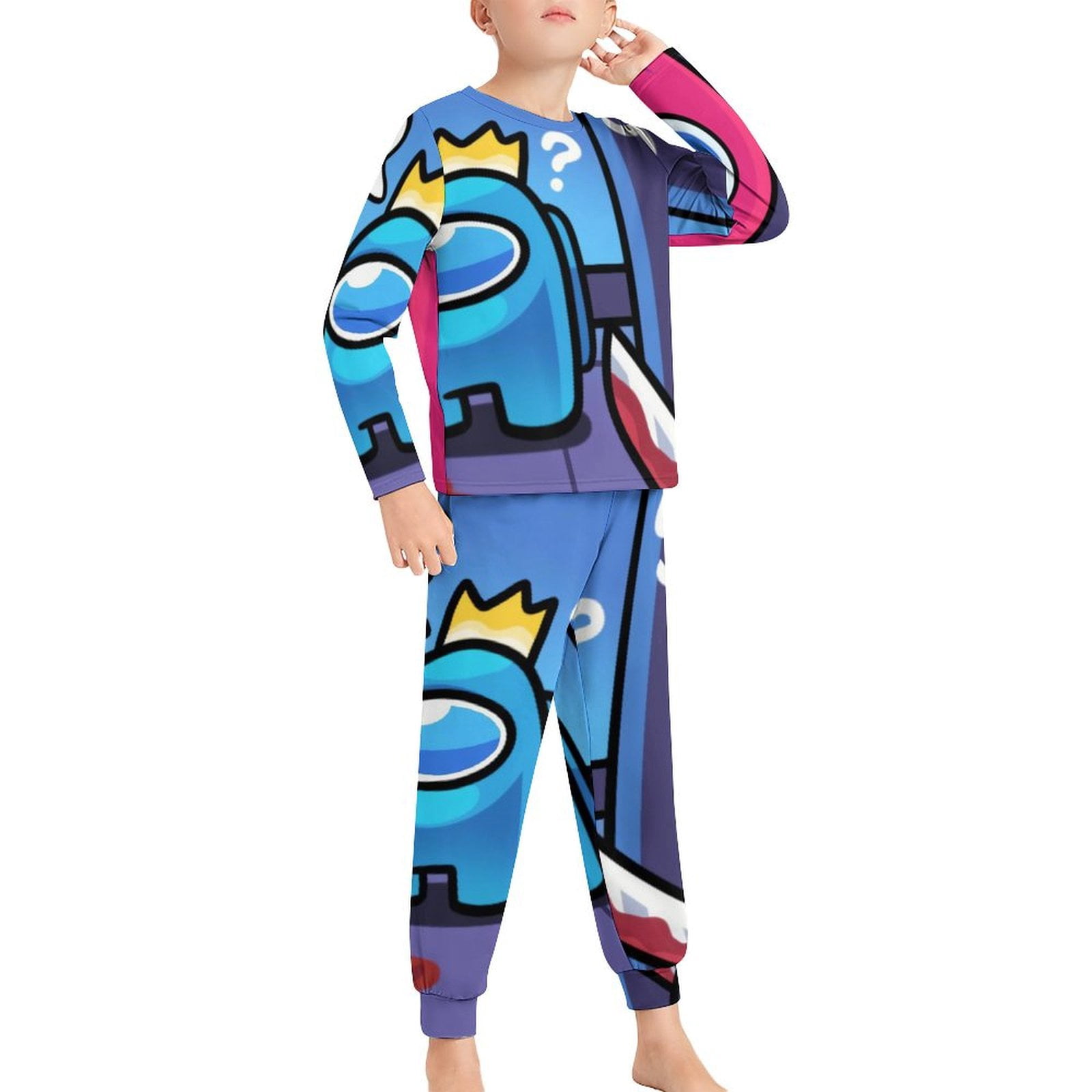 Among Us Shh Boys Pajamas for Toddler Clothes Set Planet Train ...