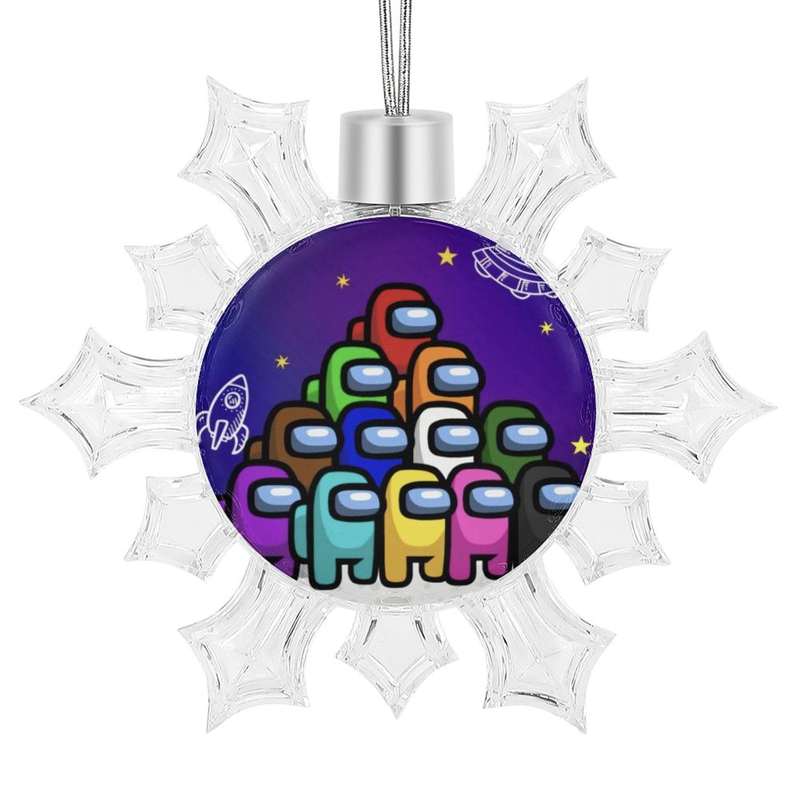 Among Us Snowflake Ornaments for Tree,Snowflakes Christmas Tree ...