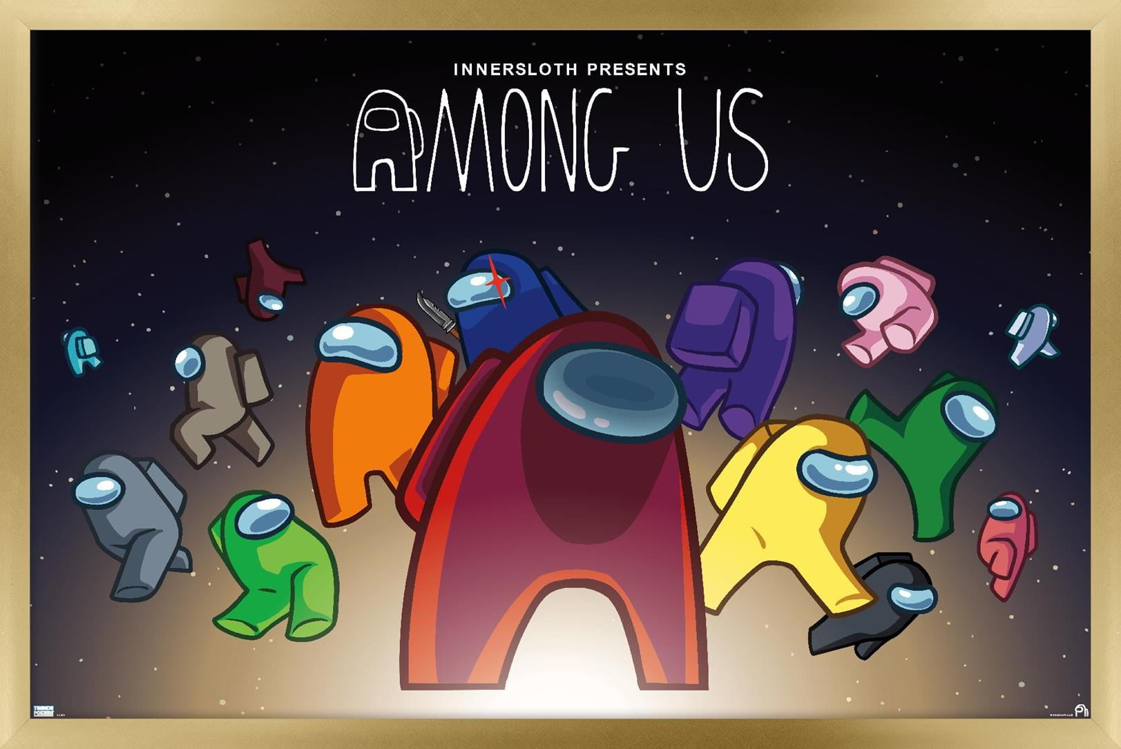 Among Us - Space Wall Poster, 14.725" x 22.375" Framed - Walmart.com