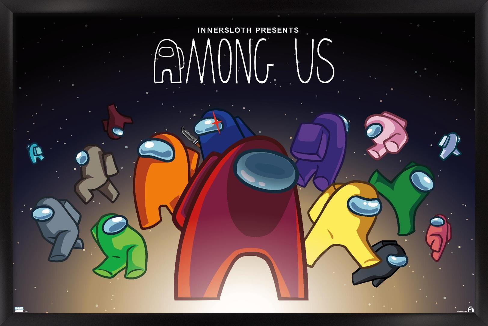 Among Us - Space Wall Poster, 14.725" x 22.375" Framed - Walmart.com