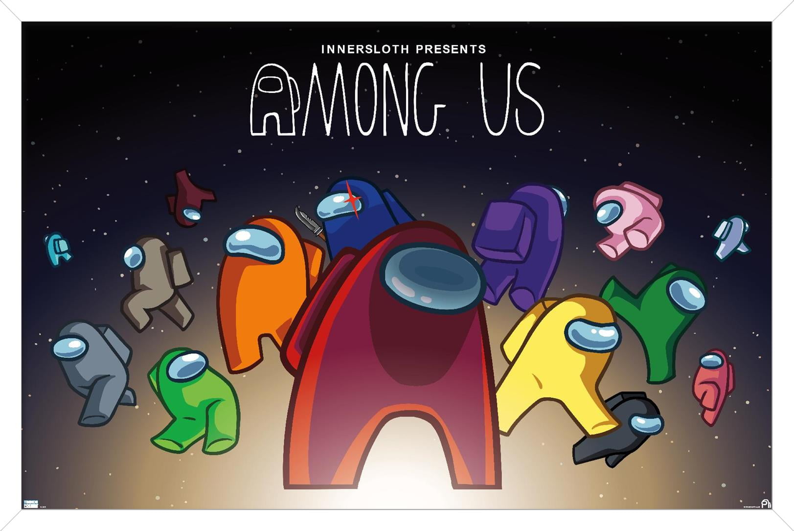 Among Us - Space Wall Poster, 14.725" x 22.375" Framed - Walmart.com