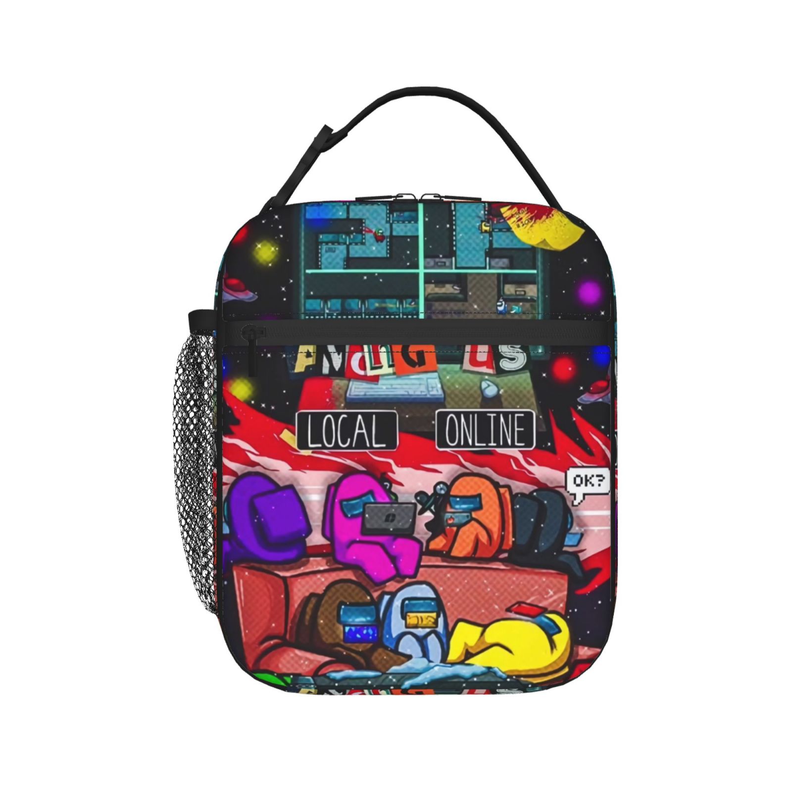 Among Us Starry Sky Lunch Box for Men,Among Us Starry Sky Lunch Box for ...