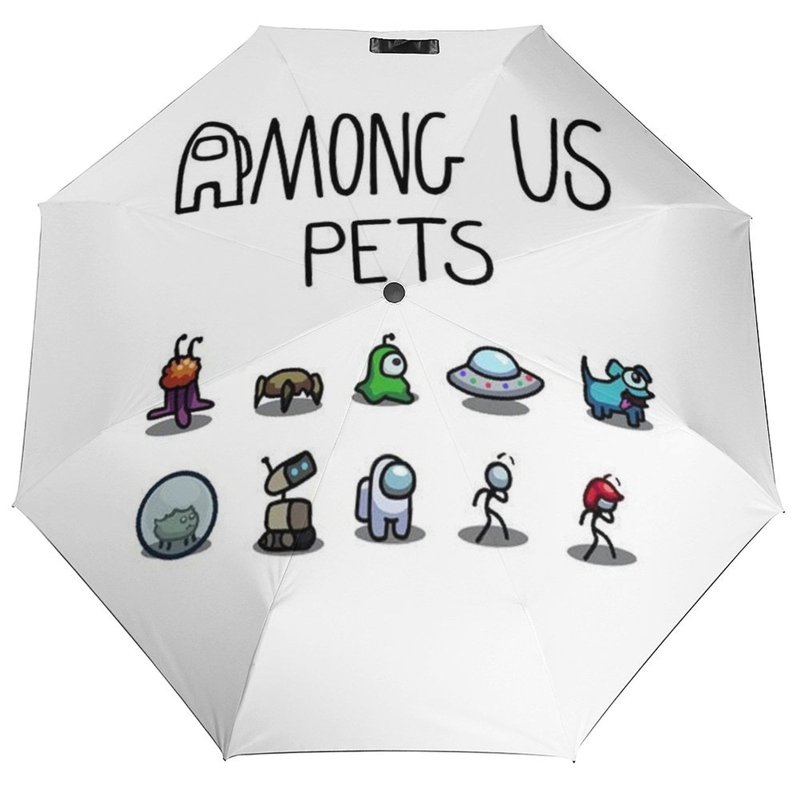 Among Us Sun umbrella Automatic Open/Close Sun Rain Travel Umbrella UV ...