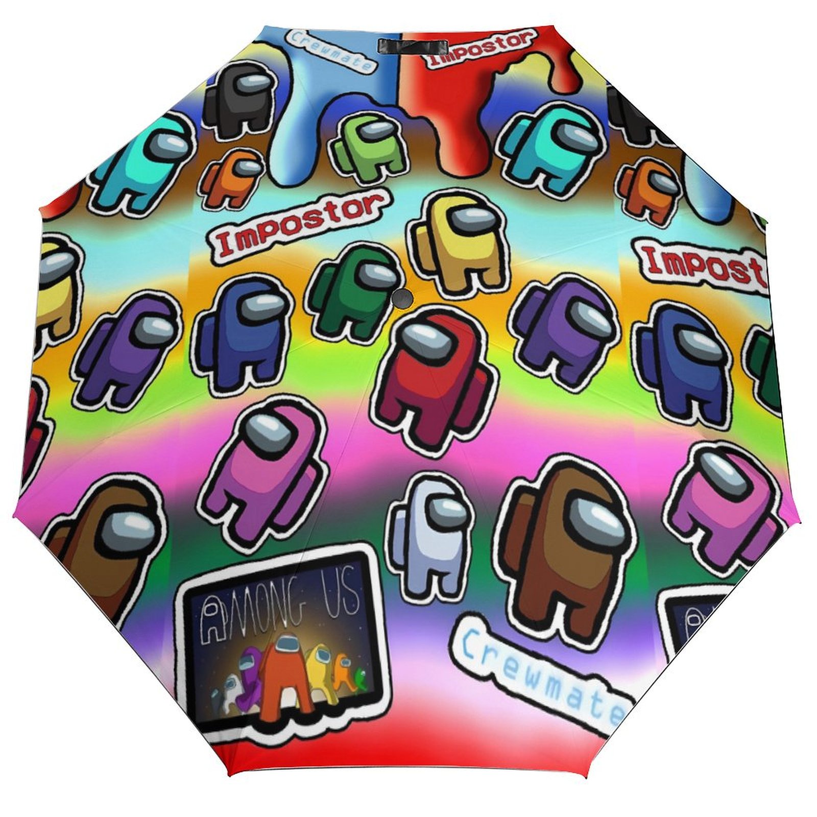 Among Us Sun umbrella Automatic Open/Close Sun Rain Travel Umbrella UV ...