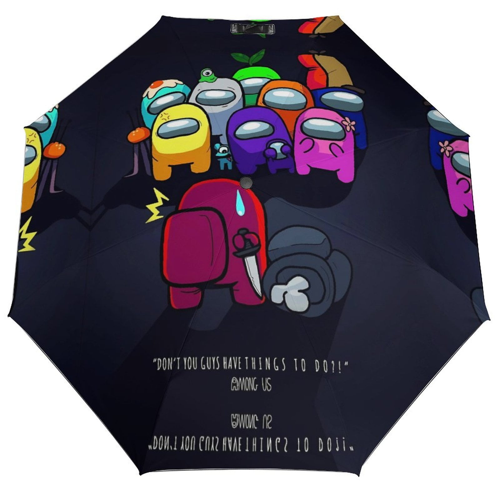 Among Us Sun umbrella Automatic Open/Close Sun Rain Travel Umbrella UV ...