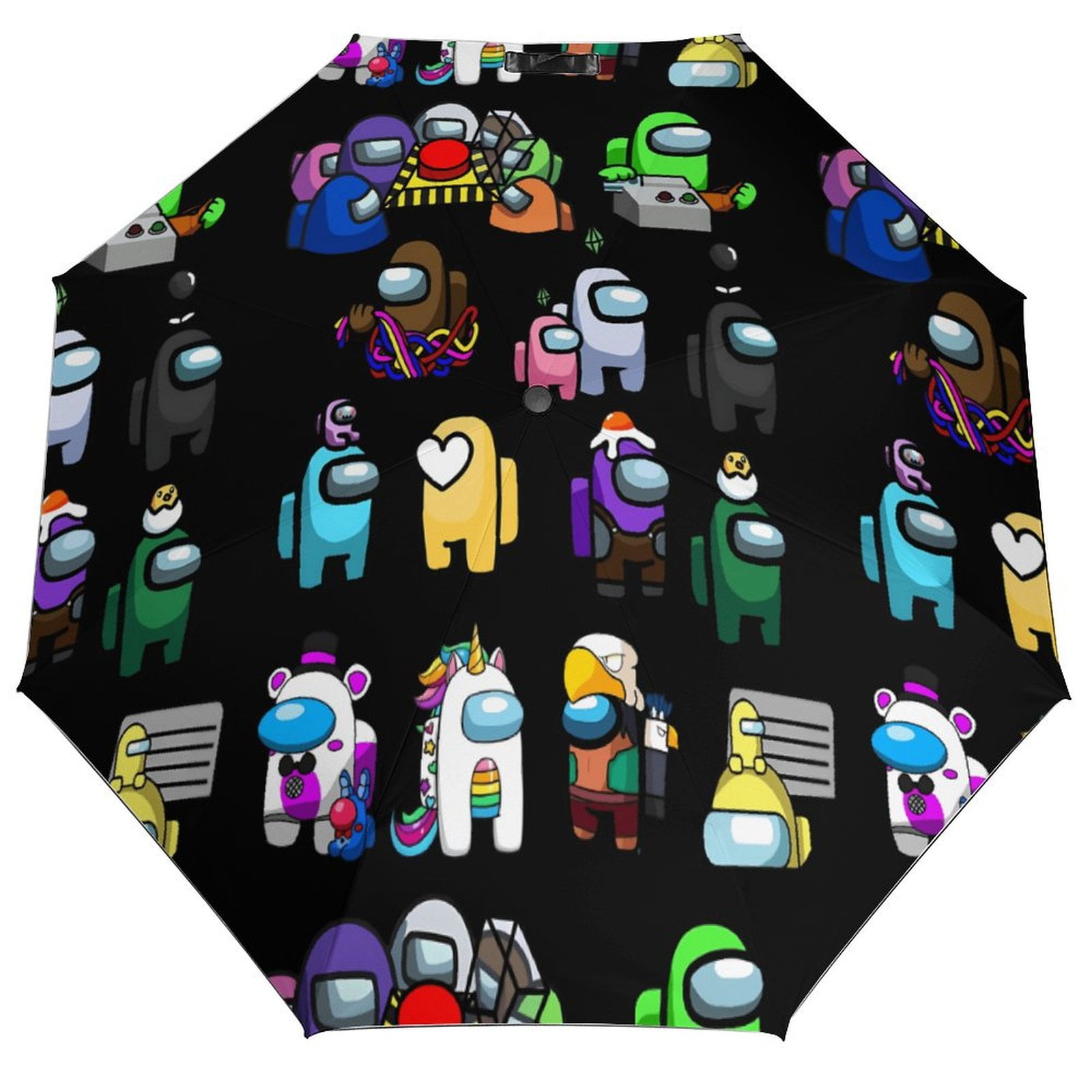Among Us Sun umbrella Automatic Open/Close Sun Rain Travel Umbrella UV ...