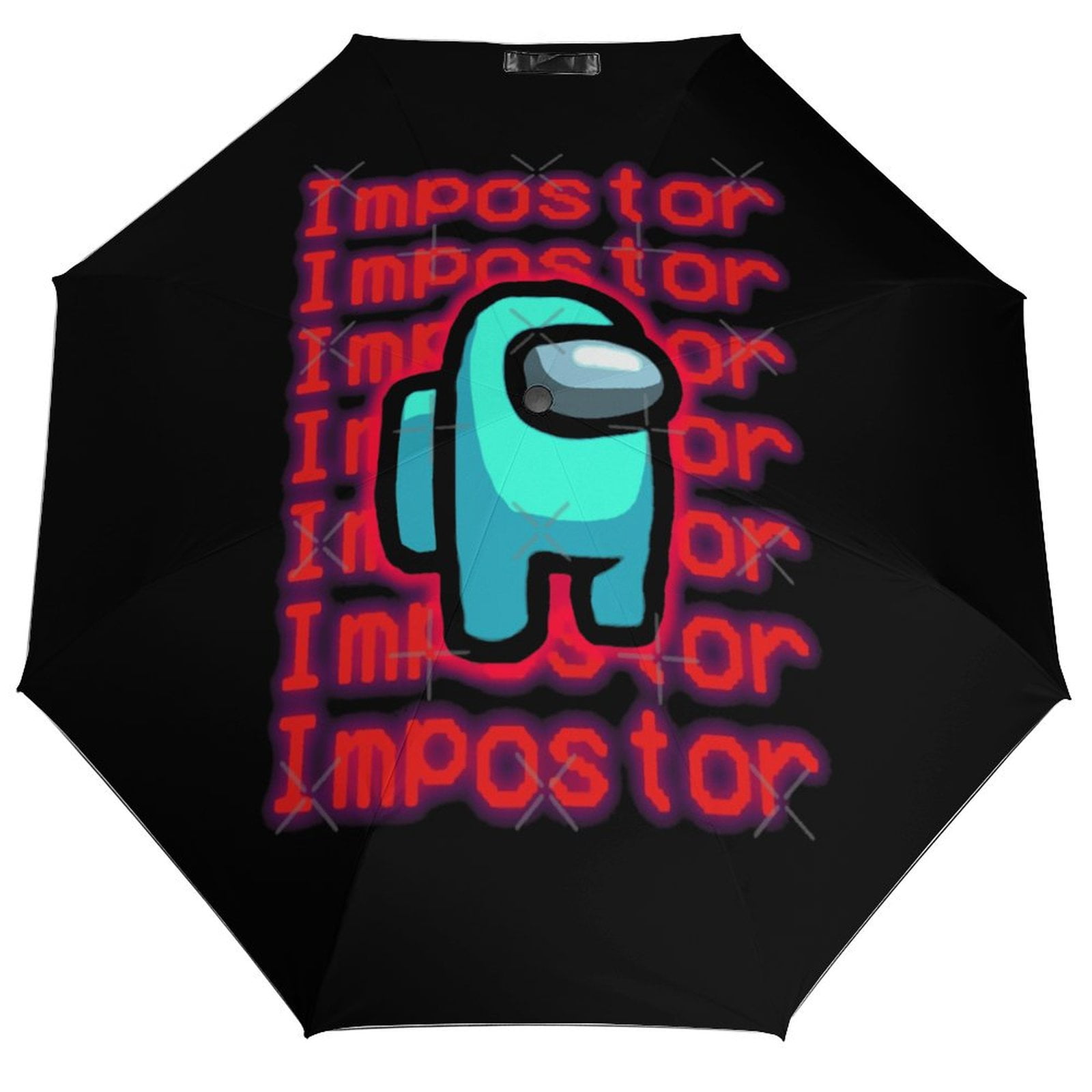 Among Us Sun umbrella Automatic Open/Close Sun Rain Travel Umbrella UV ...